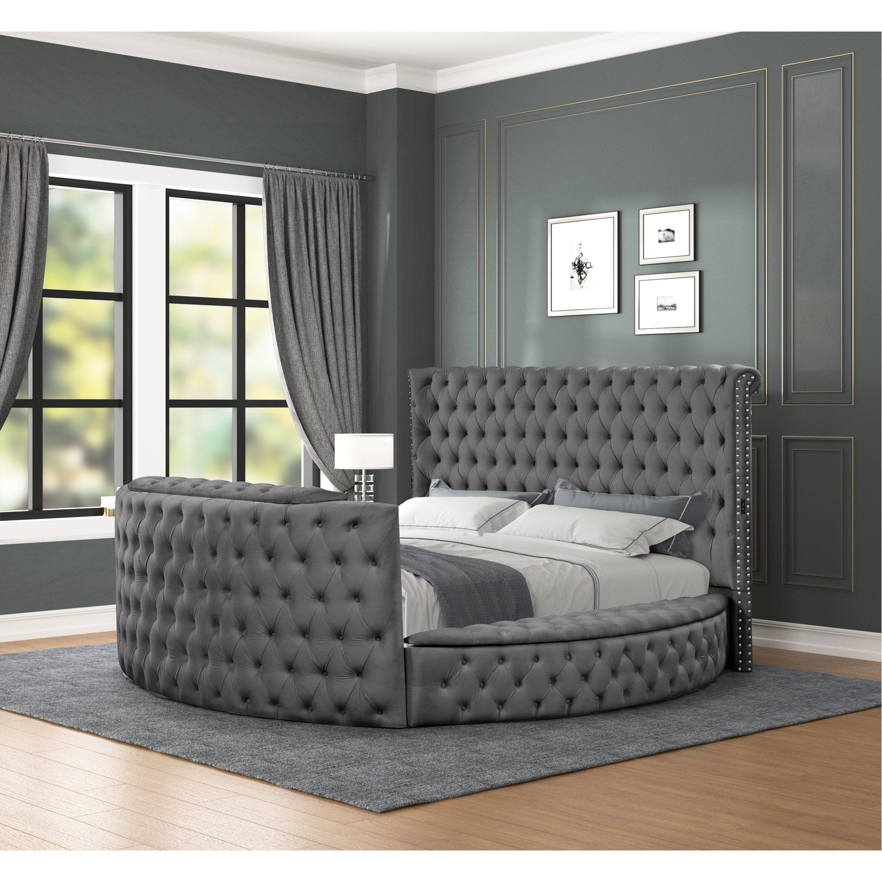 Contemporary Bed Style - Footboard as TV Stand - Bedroom Entertainment ...