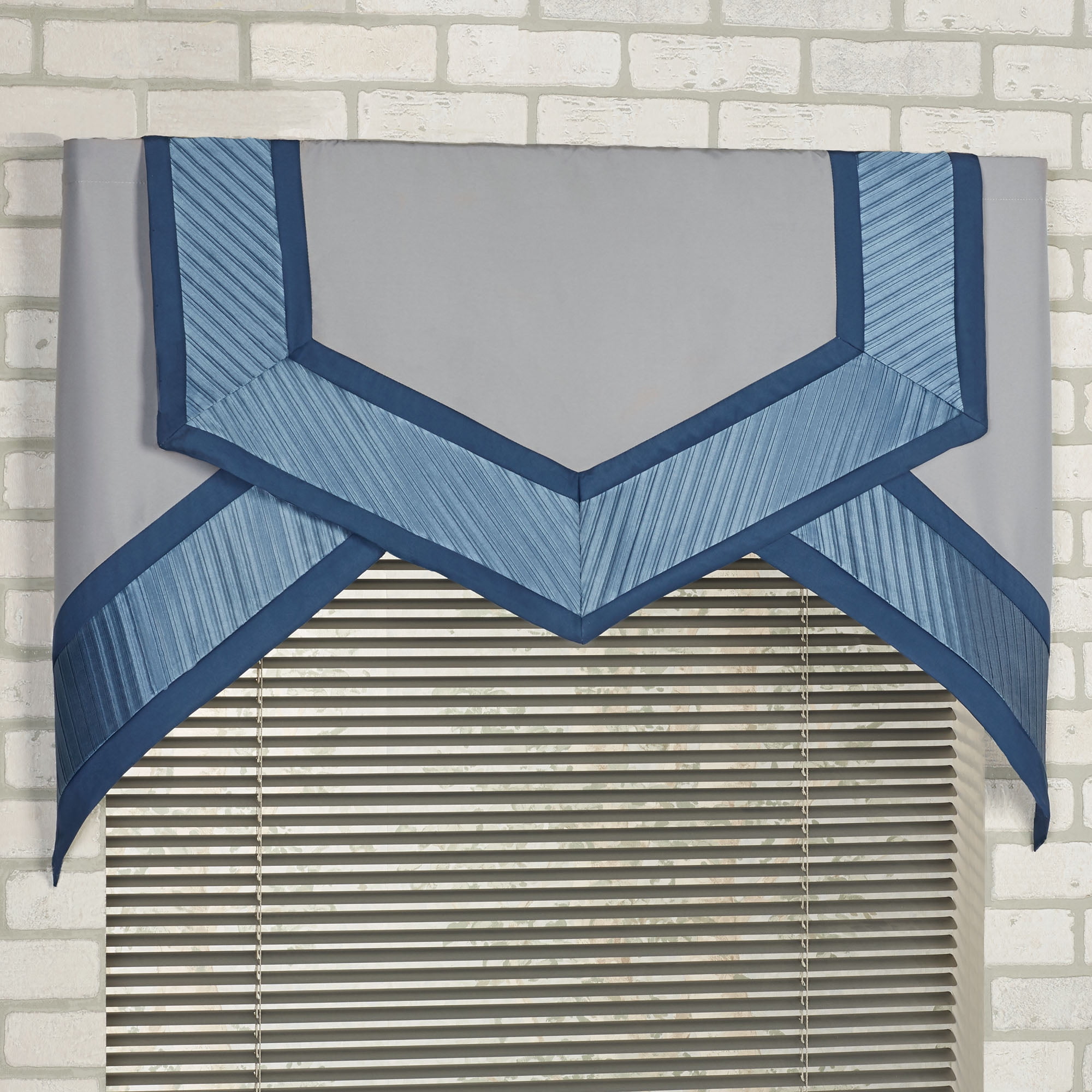 Contemporary Beta Monochromatic Blue Shadow Dark Blue Stone Window ...