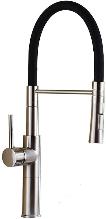 Contemporary Brass Open Kitchen Sink Mixer Tap Deck Mount Single Handle ...