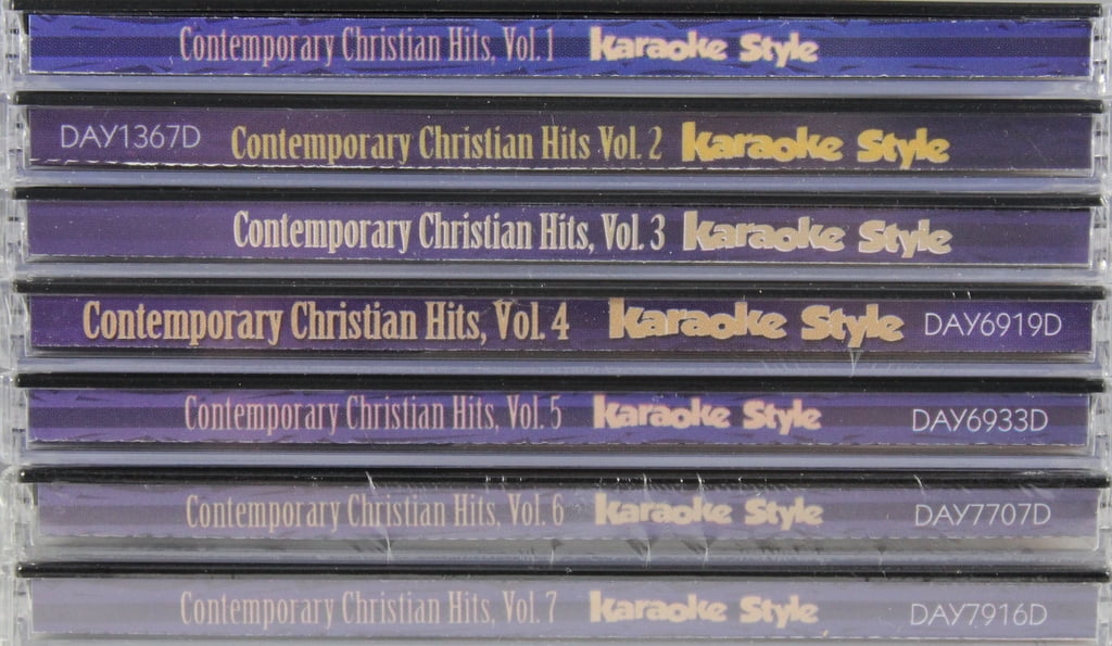 Walmart's Contemporary Christian Hits Karaoke CD Set, Volumes 1-7 ...