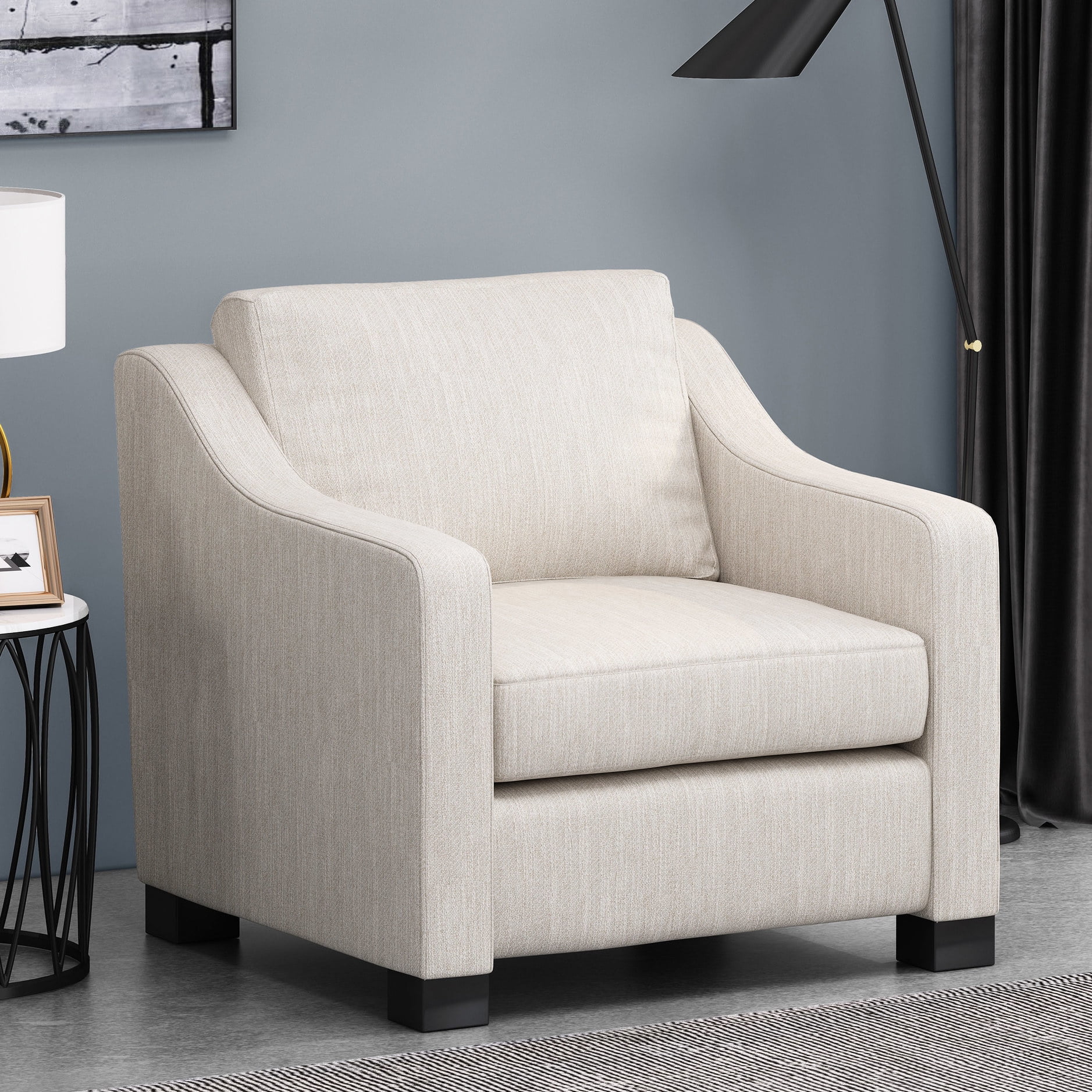 Contemporary Club Chair | Smooth Immaculate Texture | Lounge Area ...