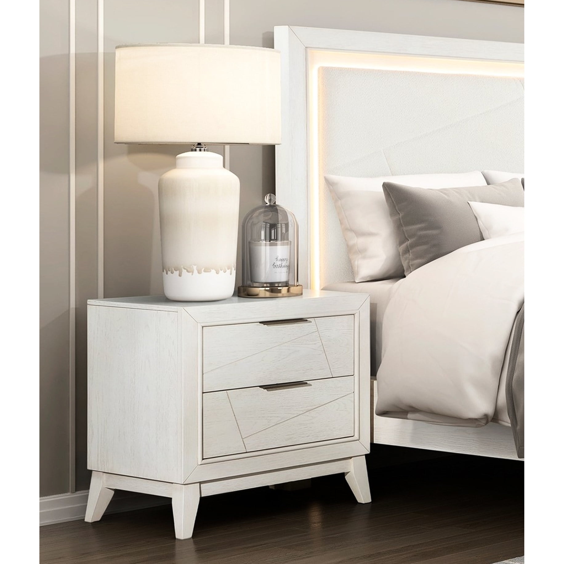 Contemporary Design - Asymmetrical Routing on Drawer Faces - Bedroom ...