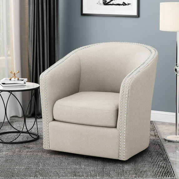 Contemporary Design Swivel Club Chair | Dash of Sophisticated Charm ...