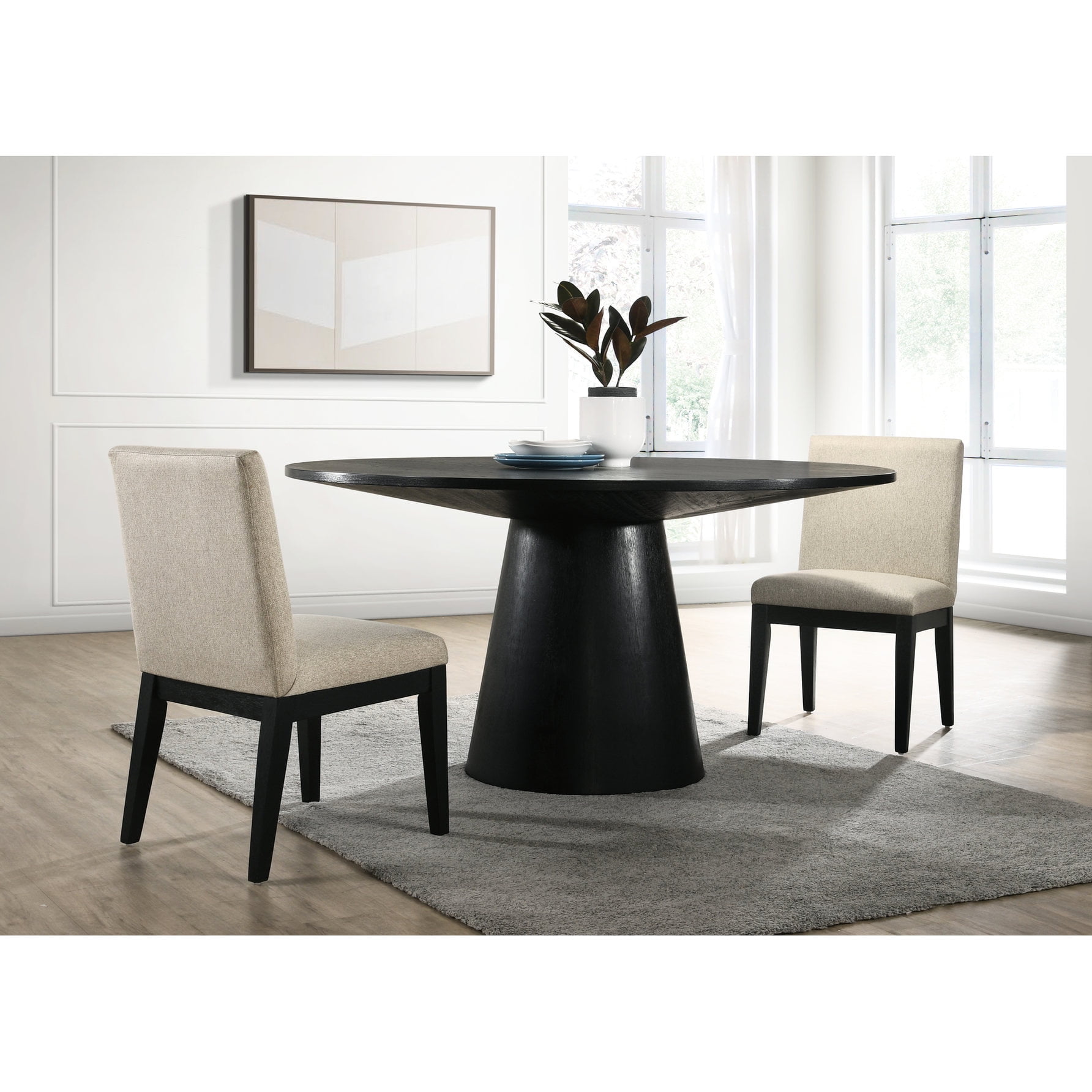 Contemporary Design + Two - Tone Seats - Modern Home, Stylish Dining ...
