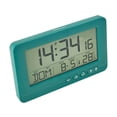 Contemporary Digital Clock With Temperature Monitors,Double Alarm ...