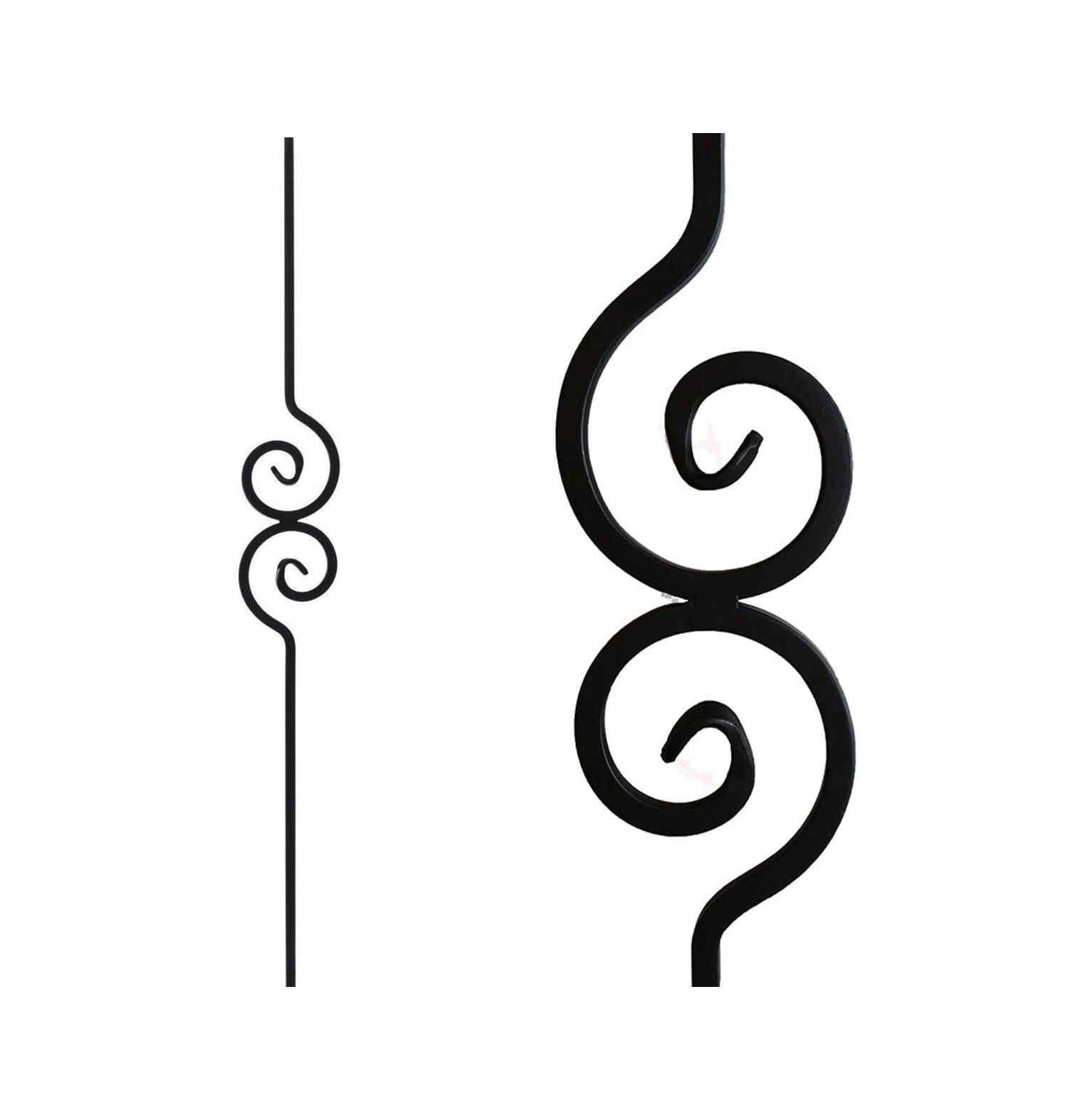 Contemporary Double Scroll Stair Iron Balusters Philippines | Ubuy