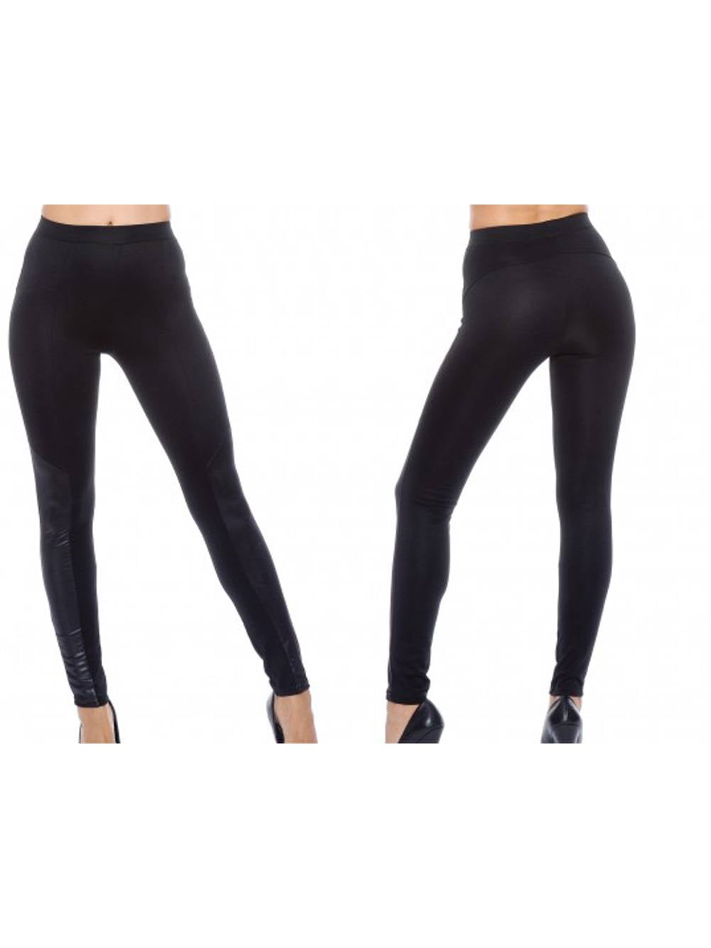 Contemporary Edge Snow Tribal Inner Faux Fur Leggings, Bottom Side Faux ...