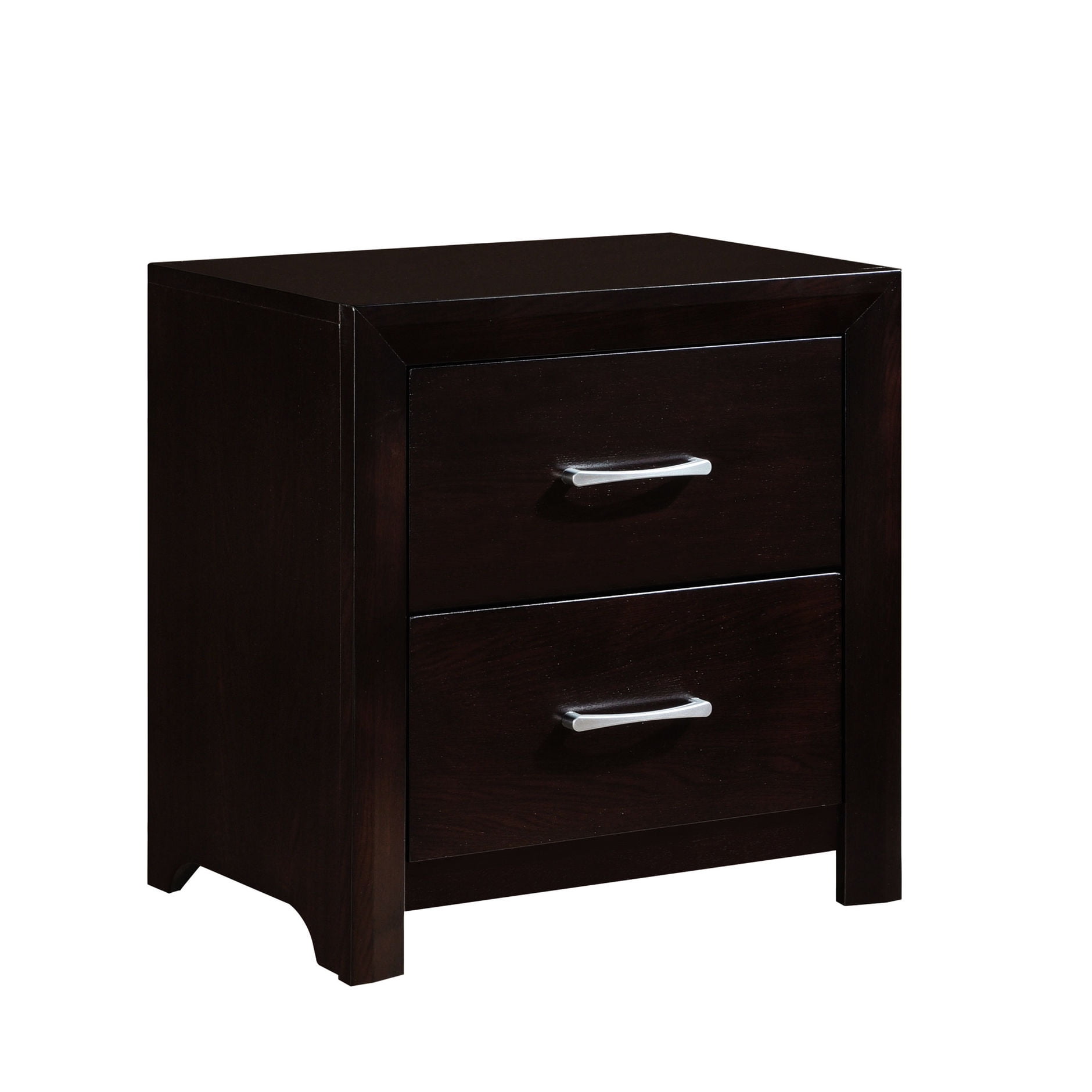 Contemporary Espresso Nightstand | Perfect for Bedroom Organization ...