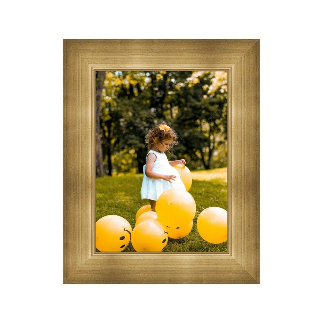 Contemporary Gold Picture Frame Modern Gallery Wall Framing - Walmart.com
