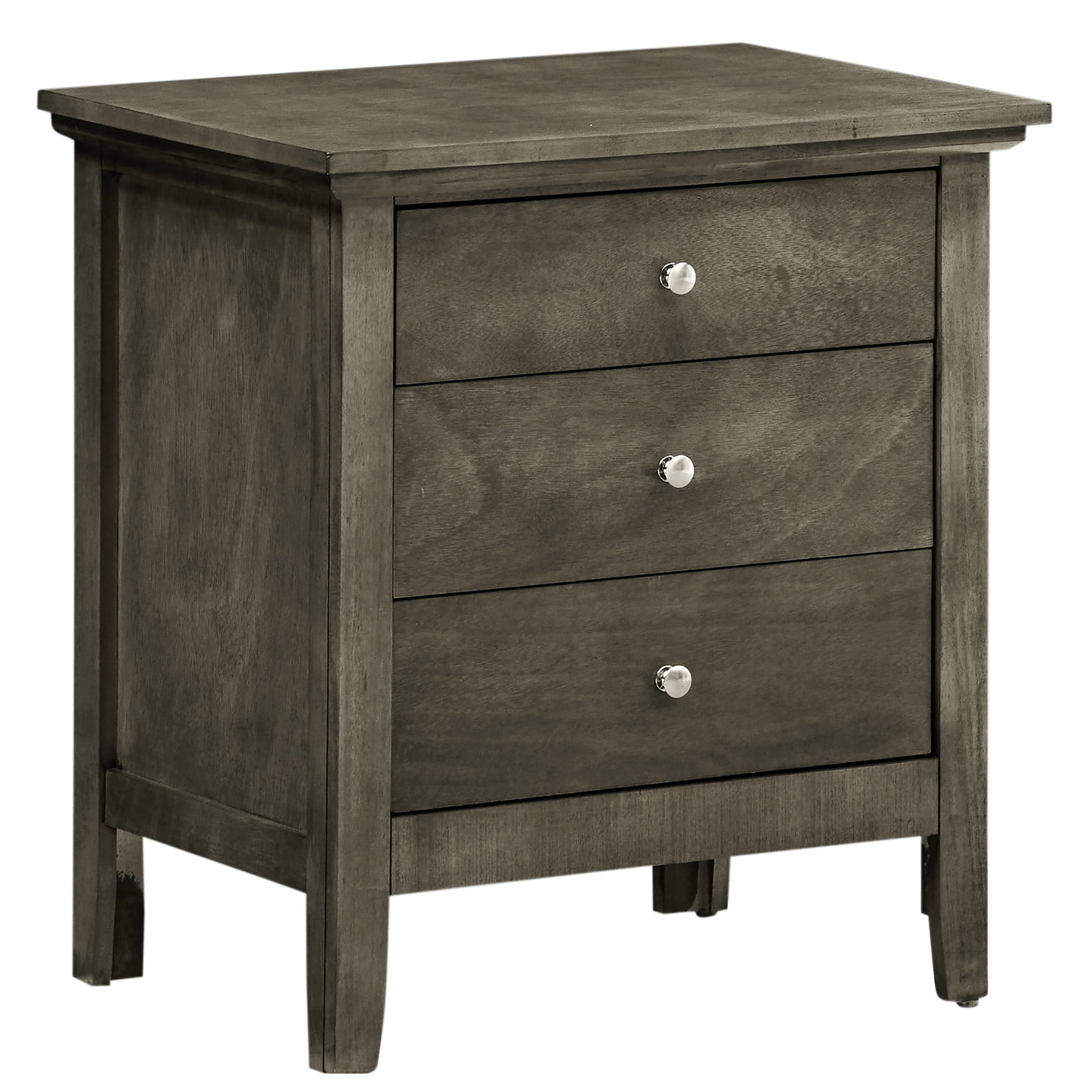 Contemporary Gray Nightstand | Ideal for Modern Living Rooms | Reliable ...