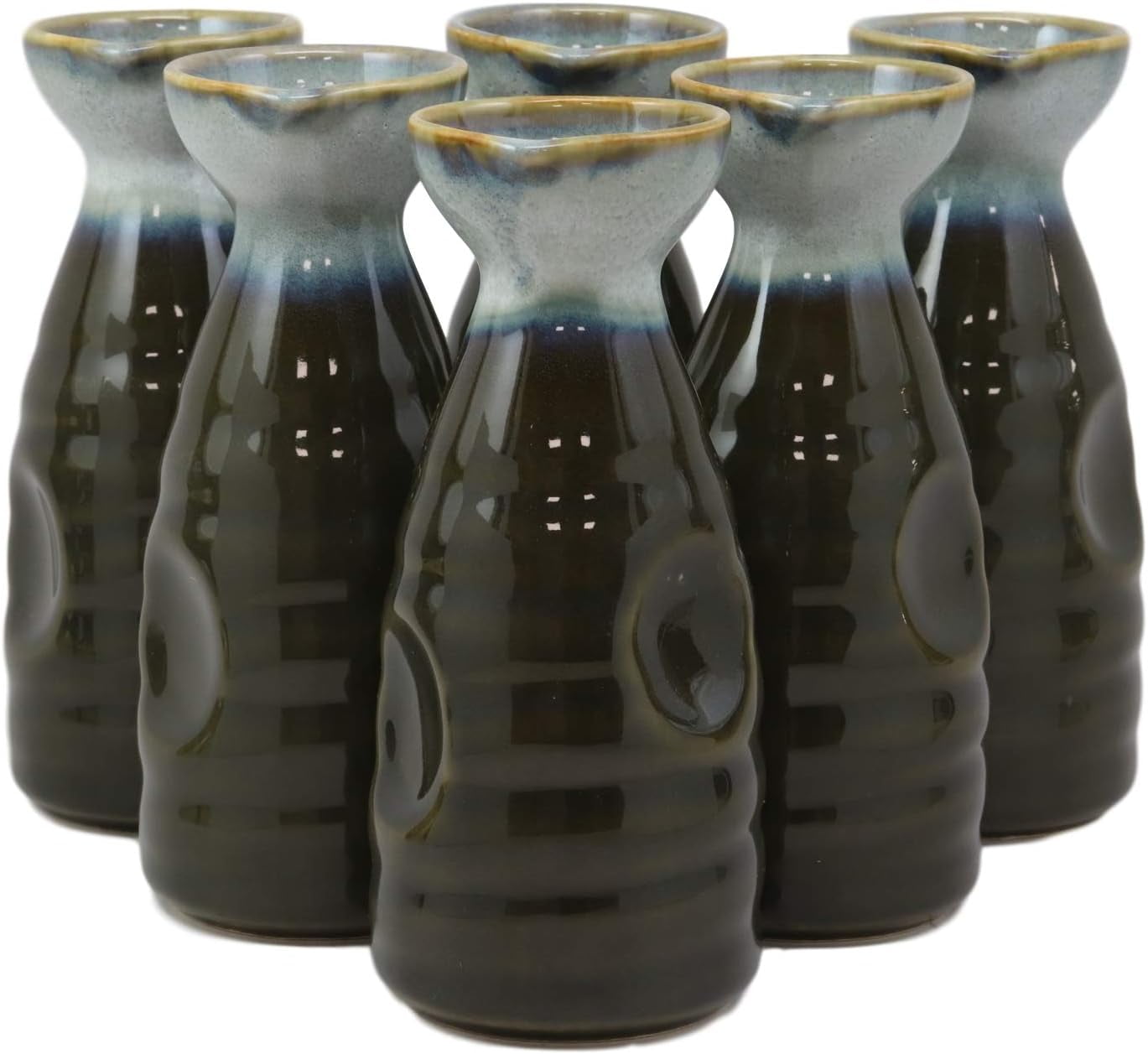 Contemporary Green White Shades Of Loyalty Glazed Ceramic Pottery ...