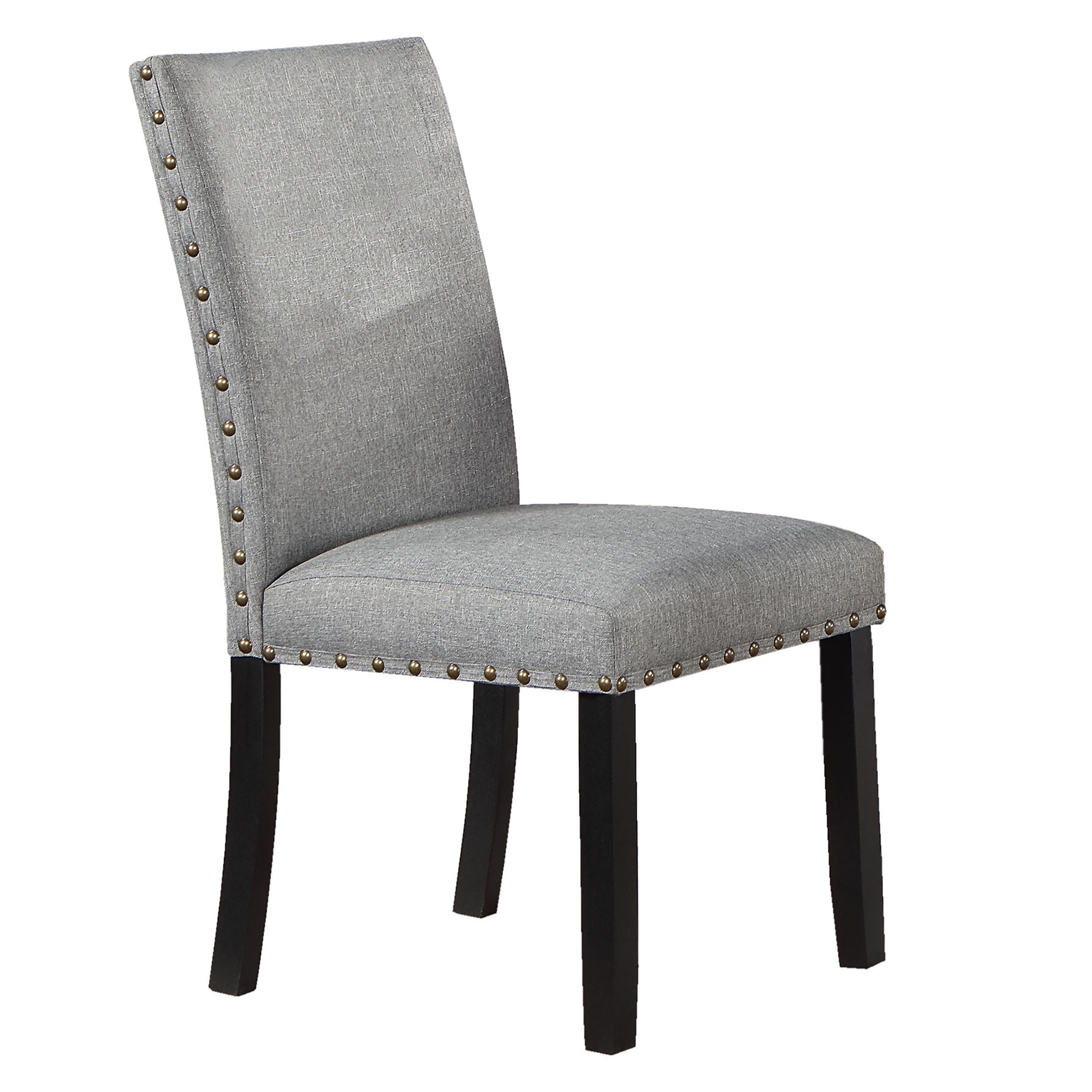 Contemporary Grey Chair Pair - Dining Room Chic Appearance - Walmart.com