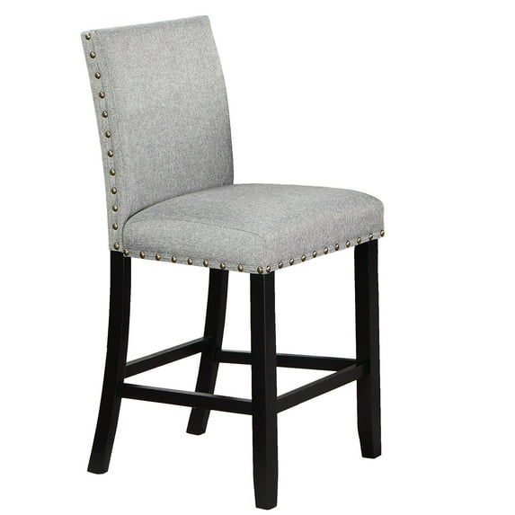 Contemporary High Chairs / Grey Finish, Foam Fill, Solid Back / Ideal ...