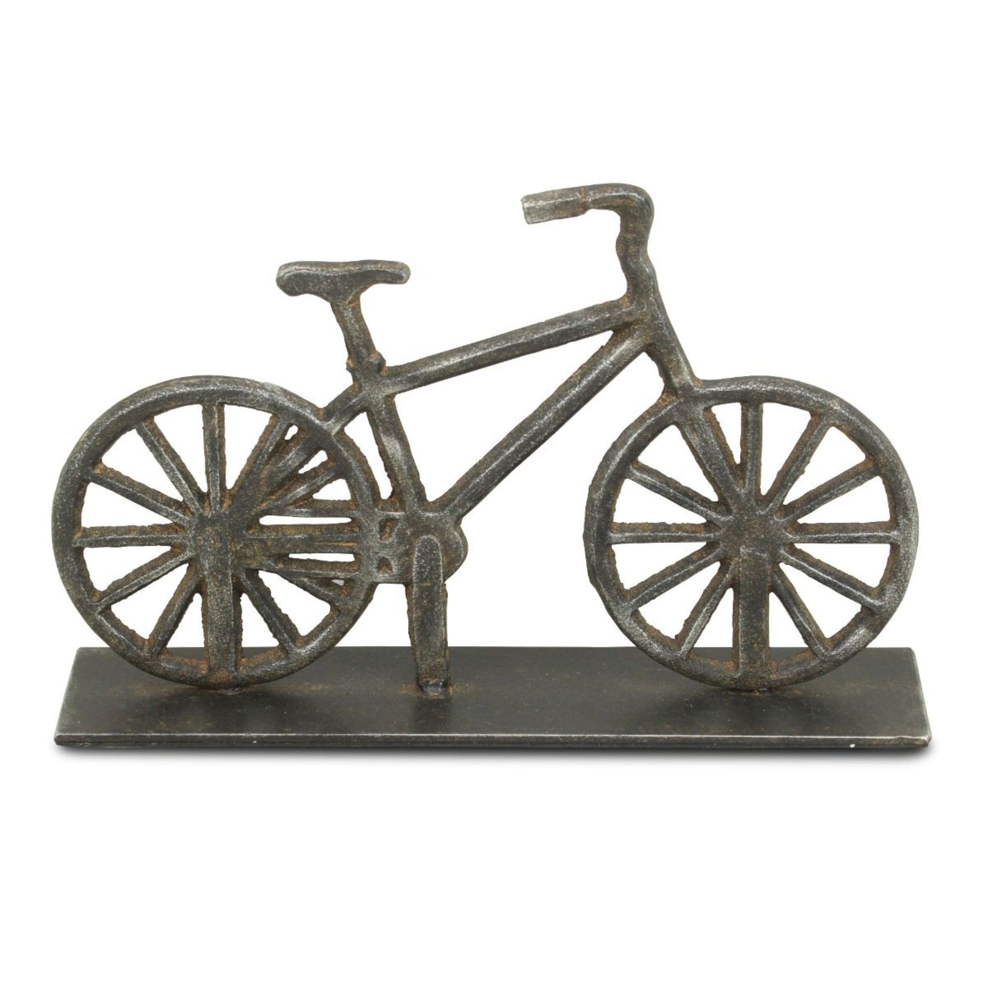 Contemporary Home Living 11.5" Black Rustic Bicycle Tabletop Decoration ...