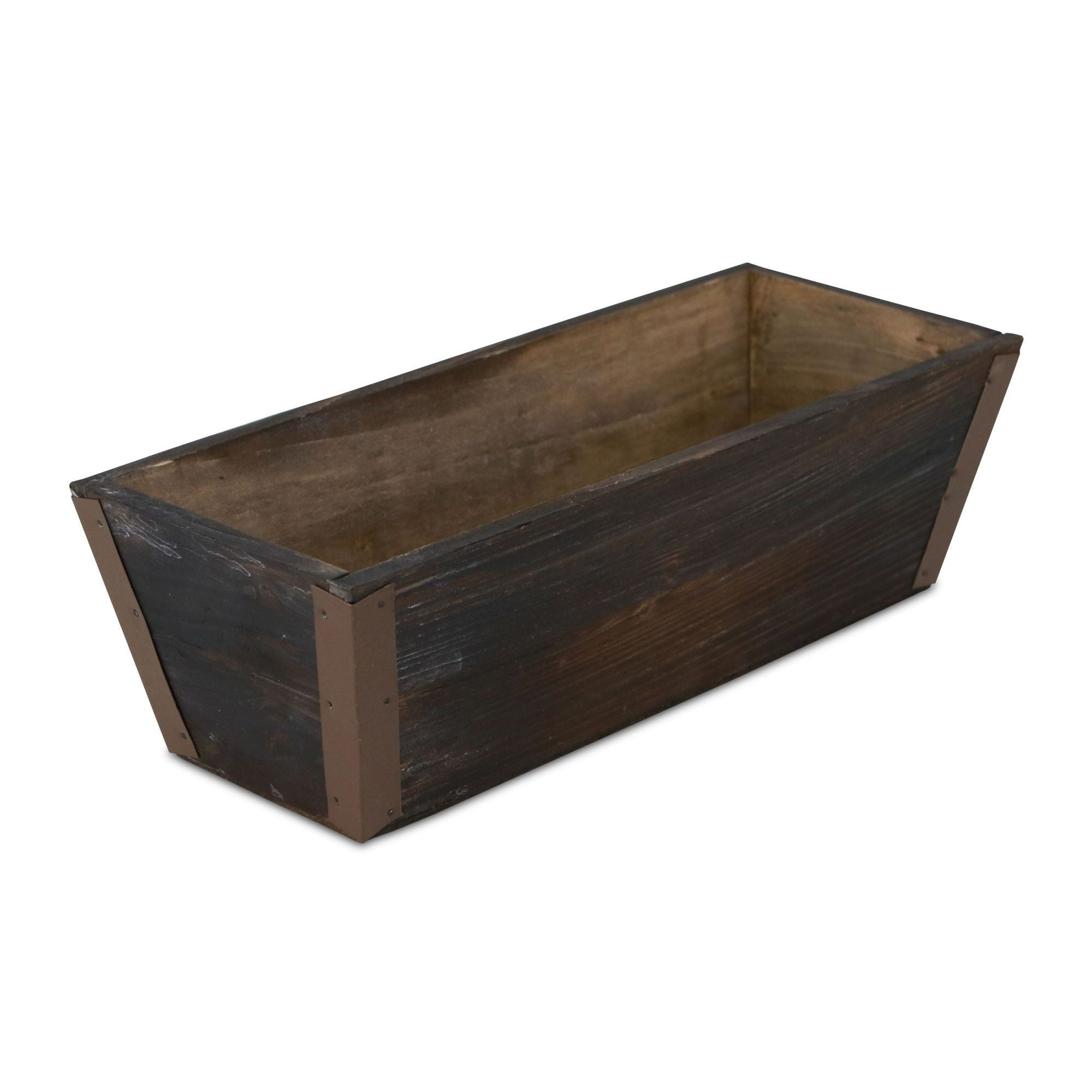 Contemporary Home Living 11.75" Brown Handmade Rectangular Ledge ...