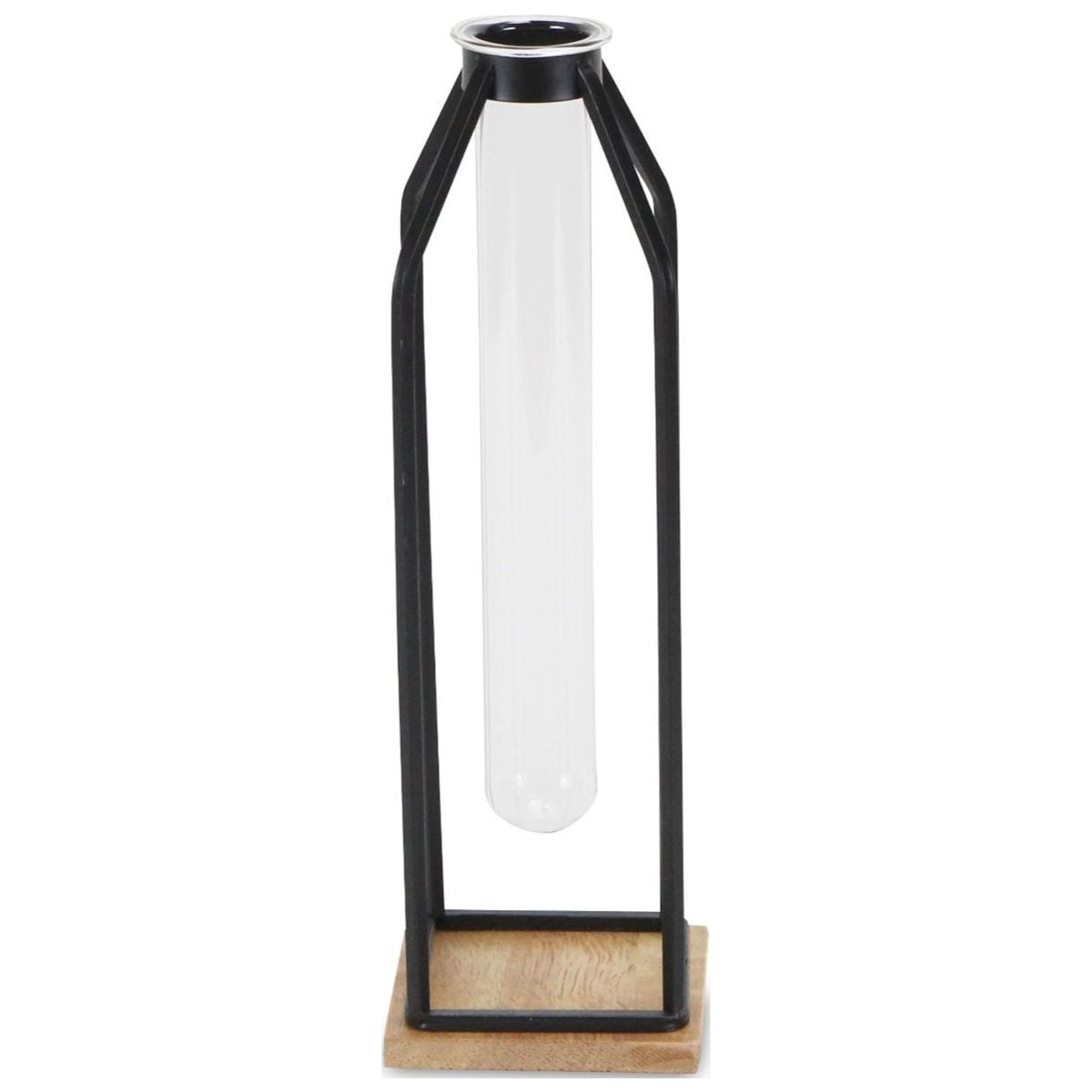 Contemporary Home Living 12.25" Black and Brown Handmade Lantern with ...