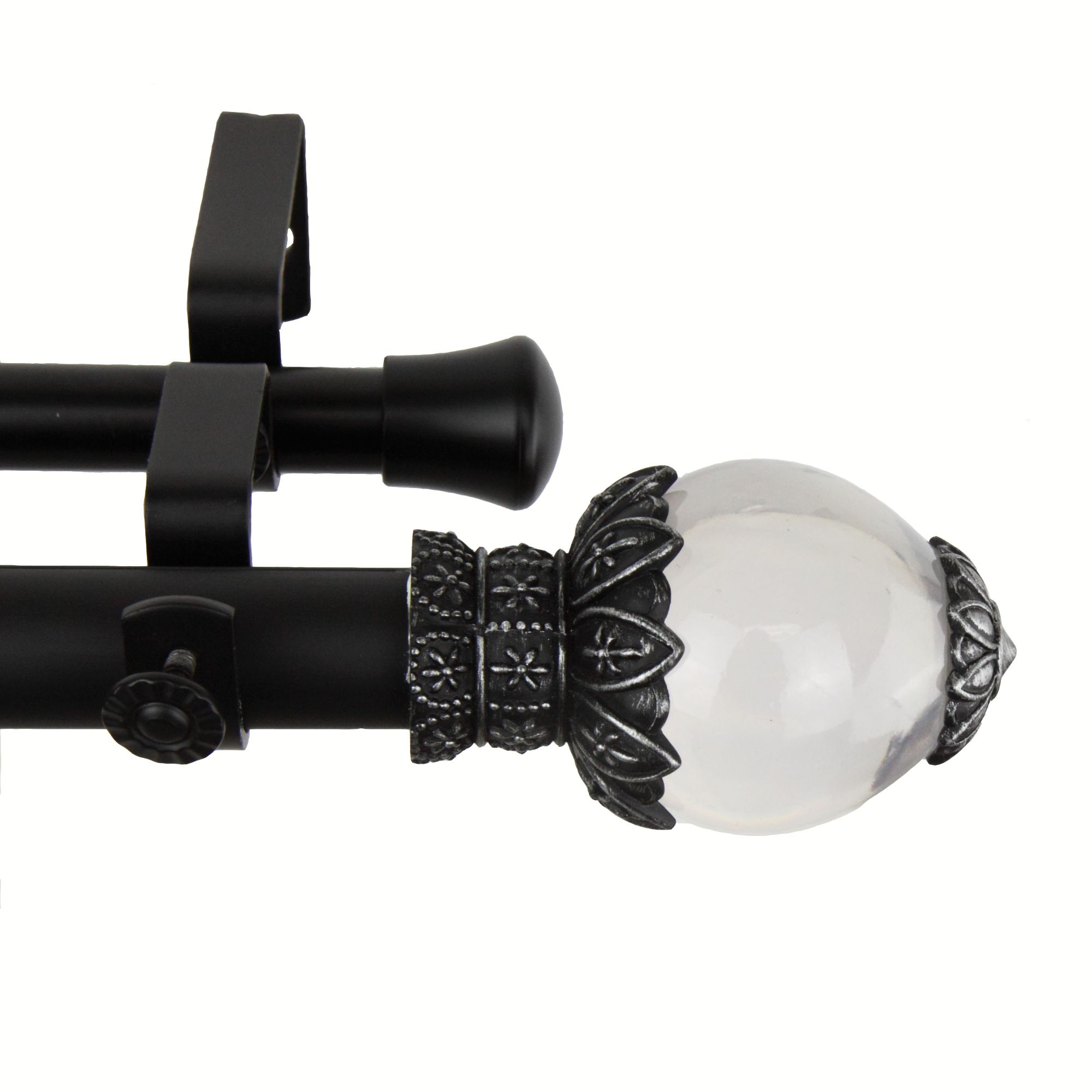 Contemporary Home Living 126.25" Black and White Solid Contemporary ...