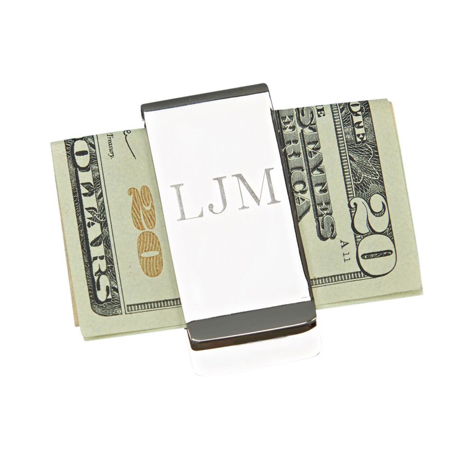 Contemporary Home Living 2" x 1" Plain Money Clip - Walmart.com