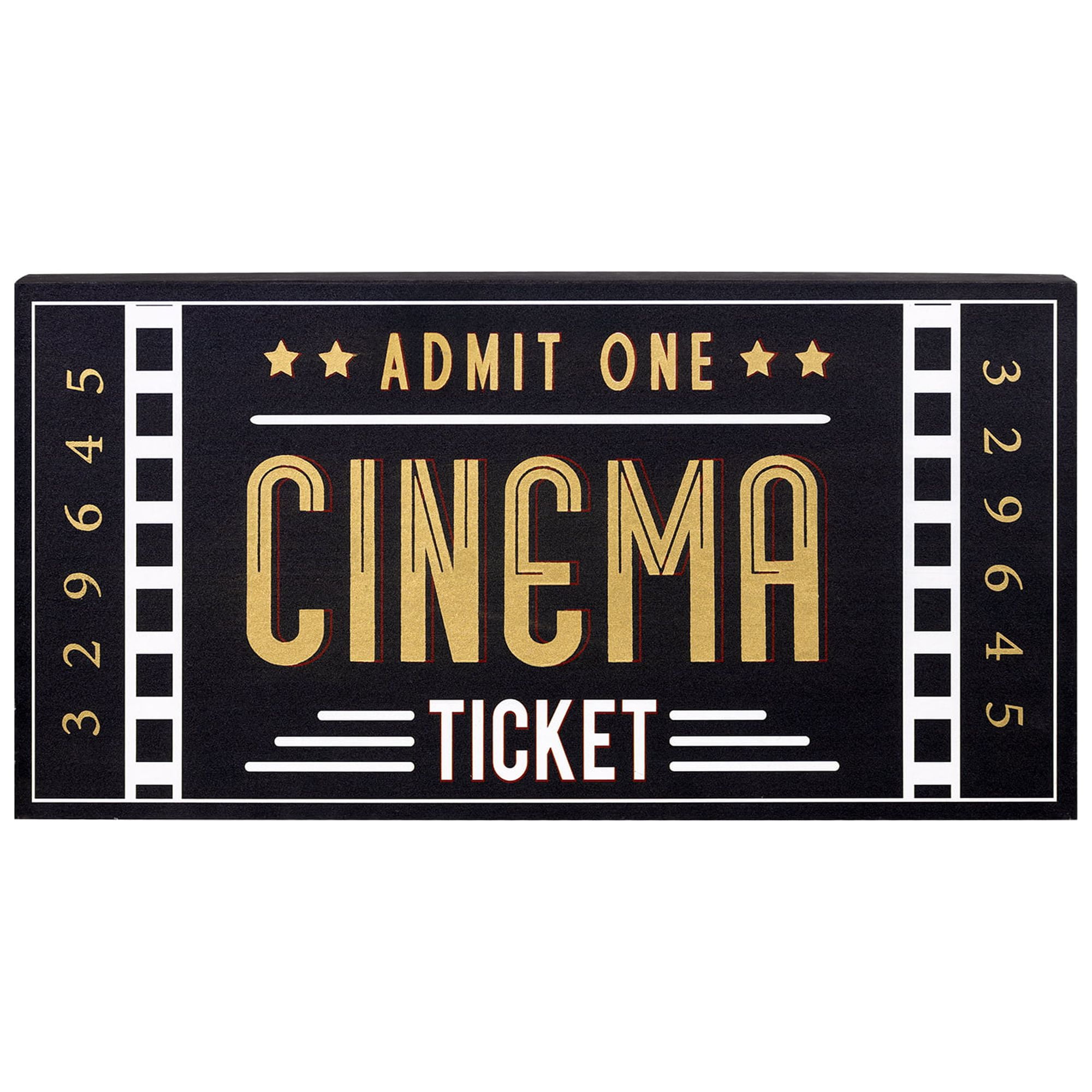 Admit One Movie Ticket