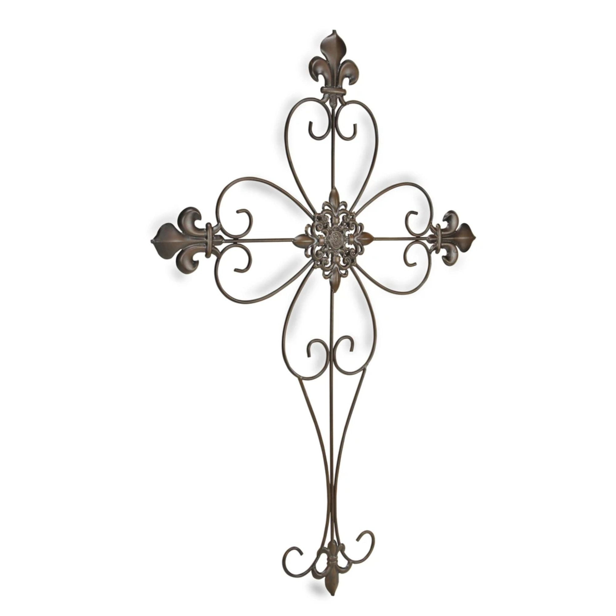 Contemporary Home Living 29.25" Bronze Solid Rustic Finish Metal Wall ...