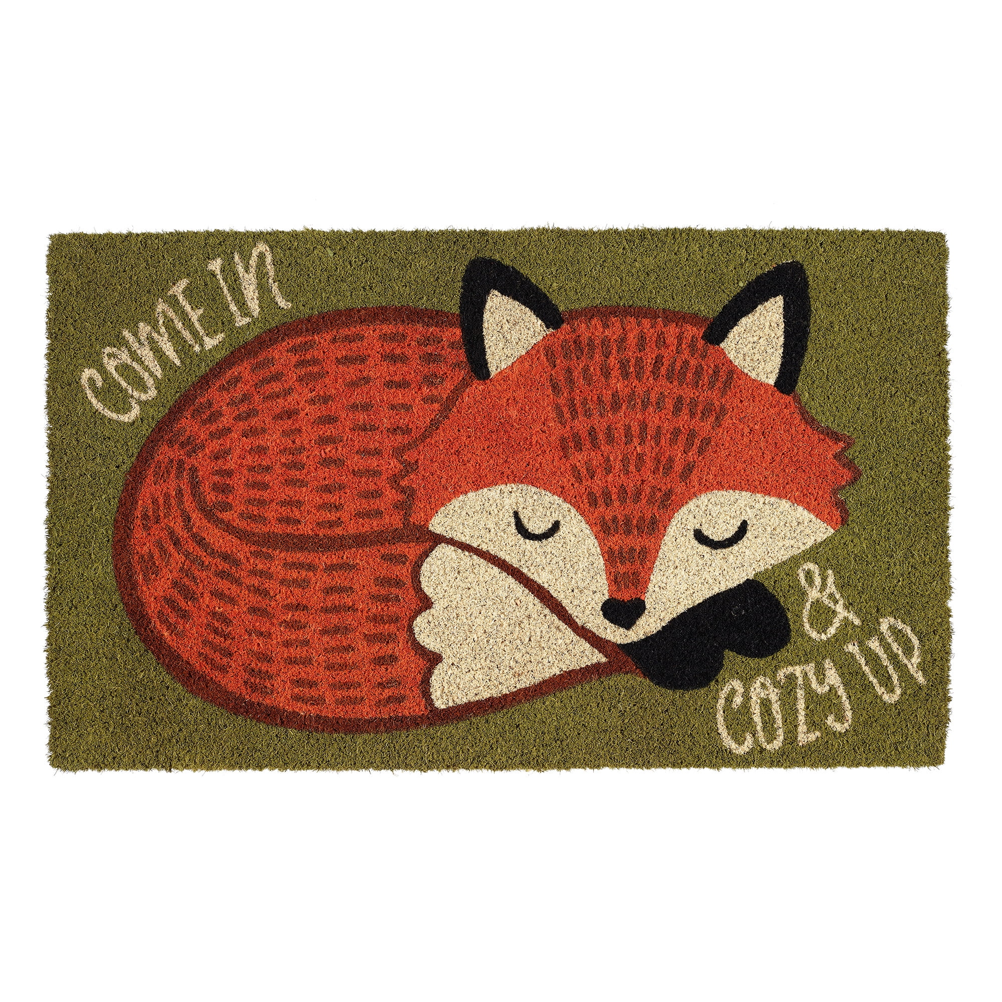 Contemporary Home Living 30" Durable and Non-Slip Doormat with "Cozy ...