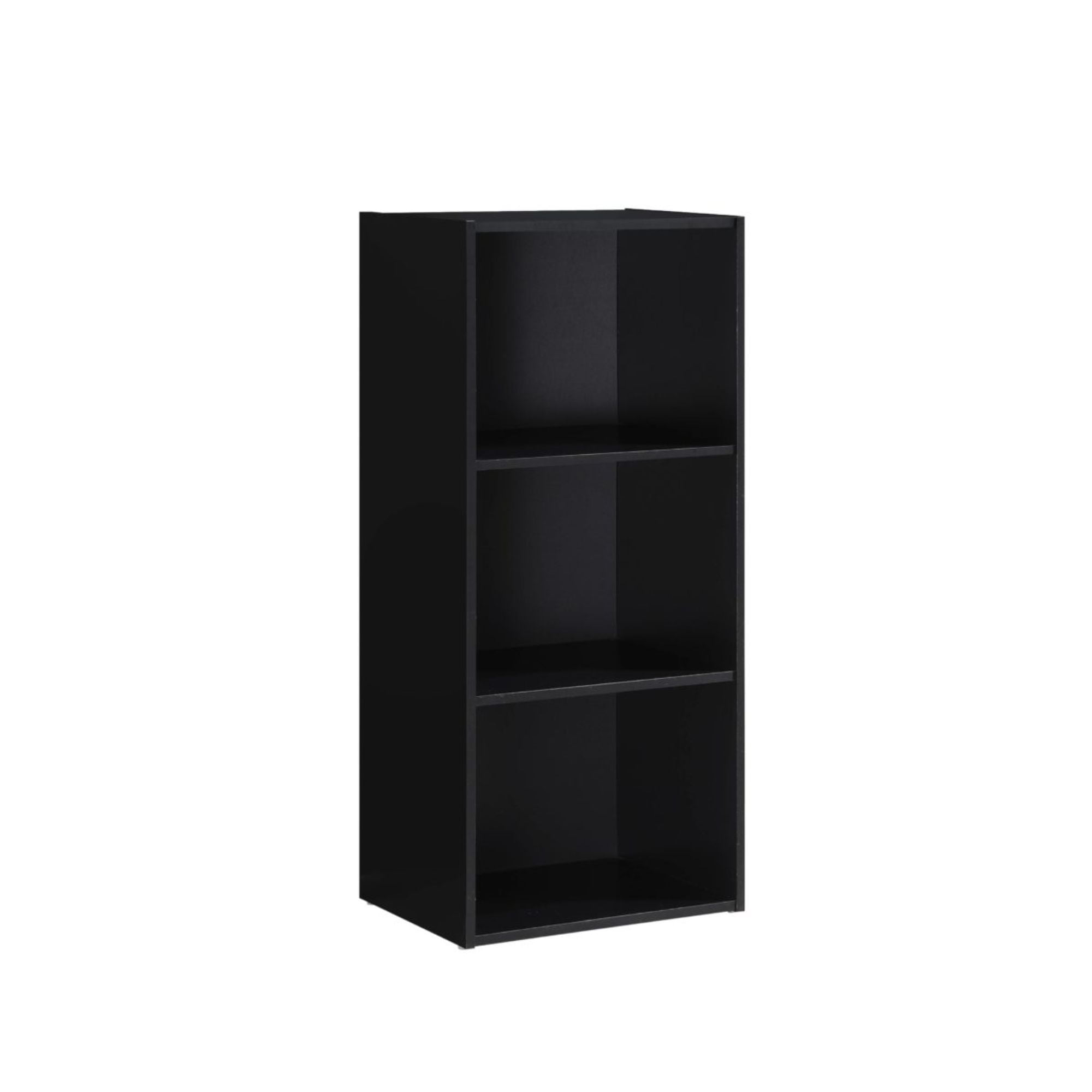 Contemporary Home Living 35.5" Black Contemporary 3 Shelves Rectangular ...