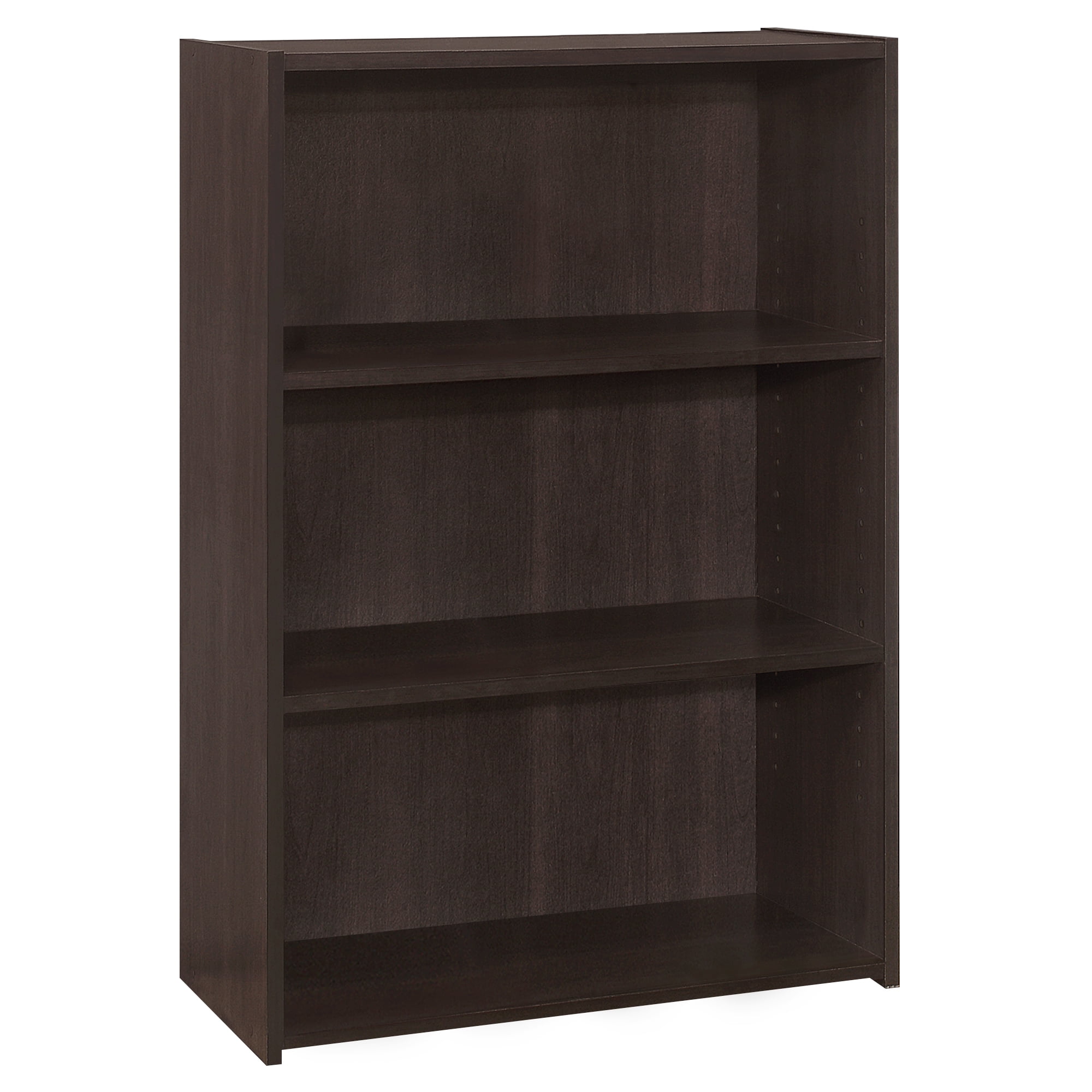 Contemporary Home Living 35.5" Brown Contemporary 3 Shelves Rectangular ...