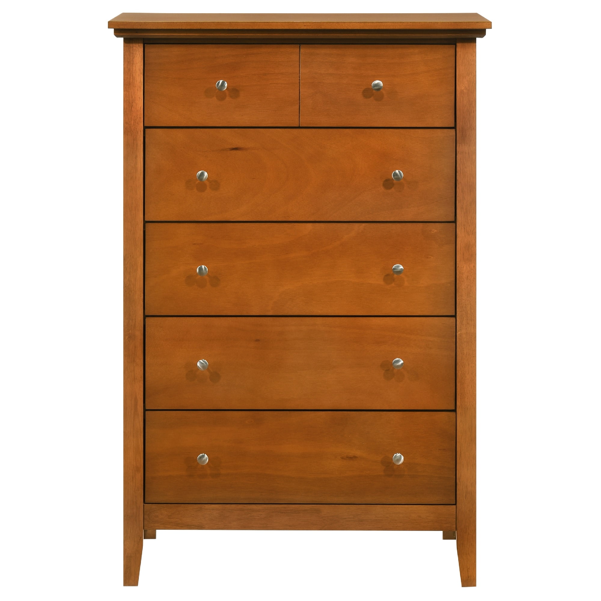 Contemporary Home Living 5-Dovetailed Drawer Bedroom Chest - 48 ...