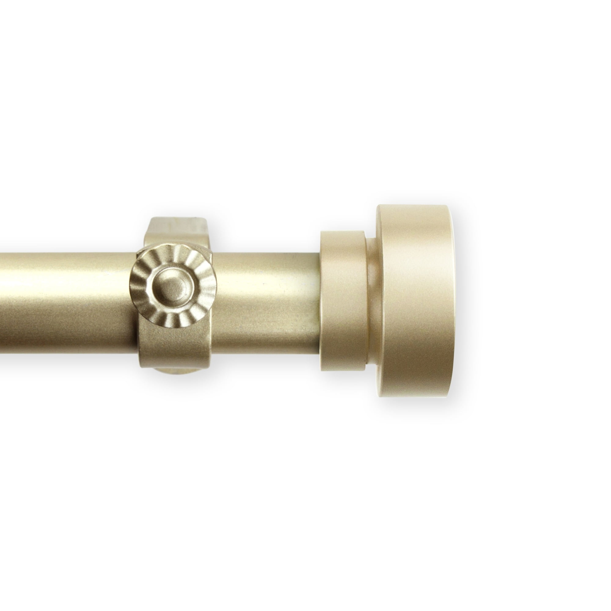 Brett Curtain Rod 1 inch 28-48 inch - Gold - Walmart.com