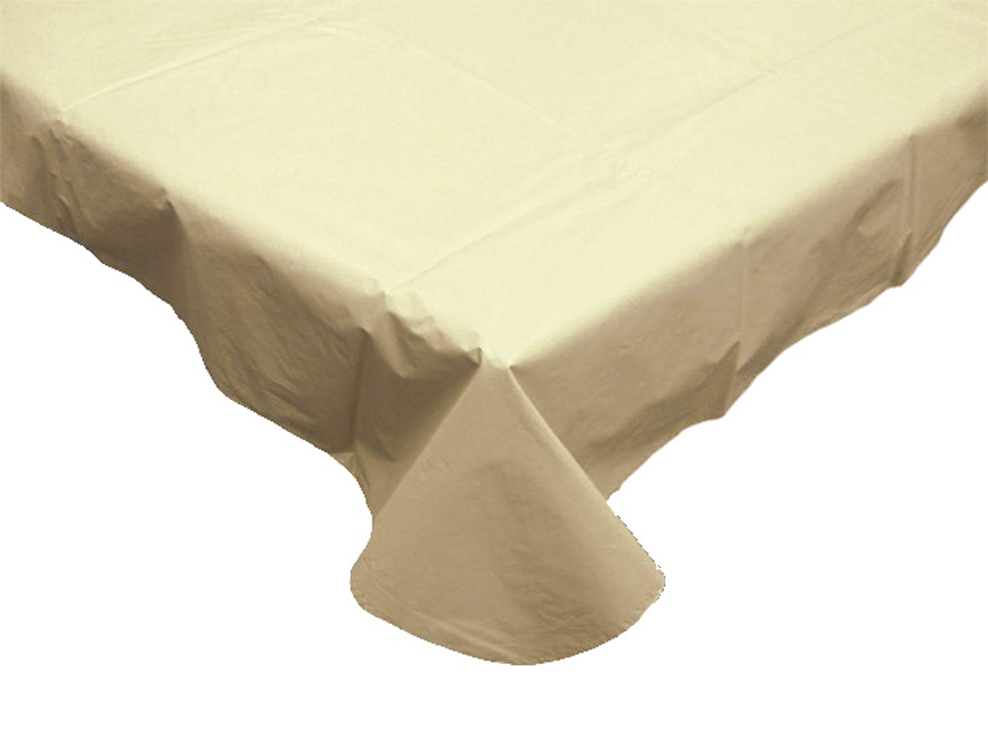 Contemporary Home Living Solid Rectangular Cotton Kitchen Tablecloth ...