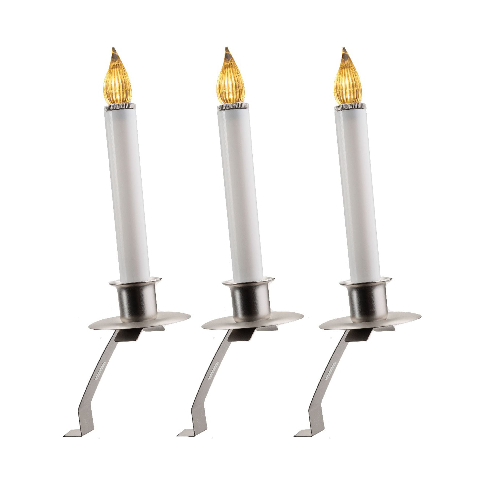 Contemporary Home Living Cambridge Slant Bracket LED Window Candle with ...