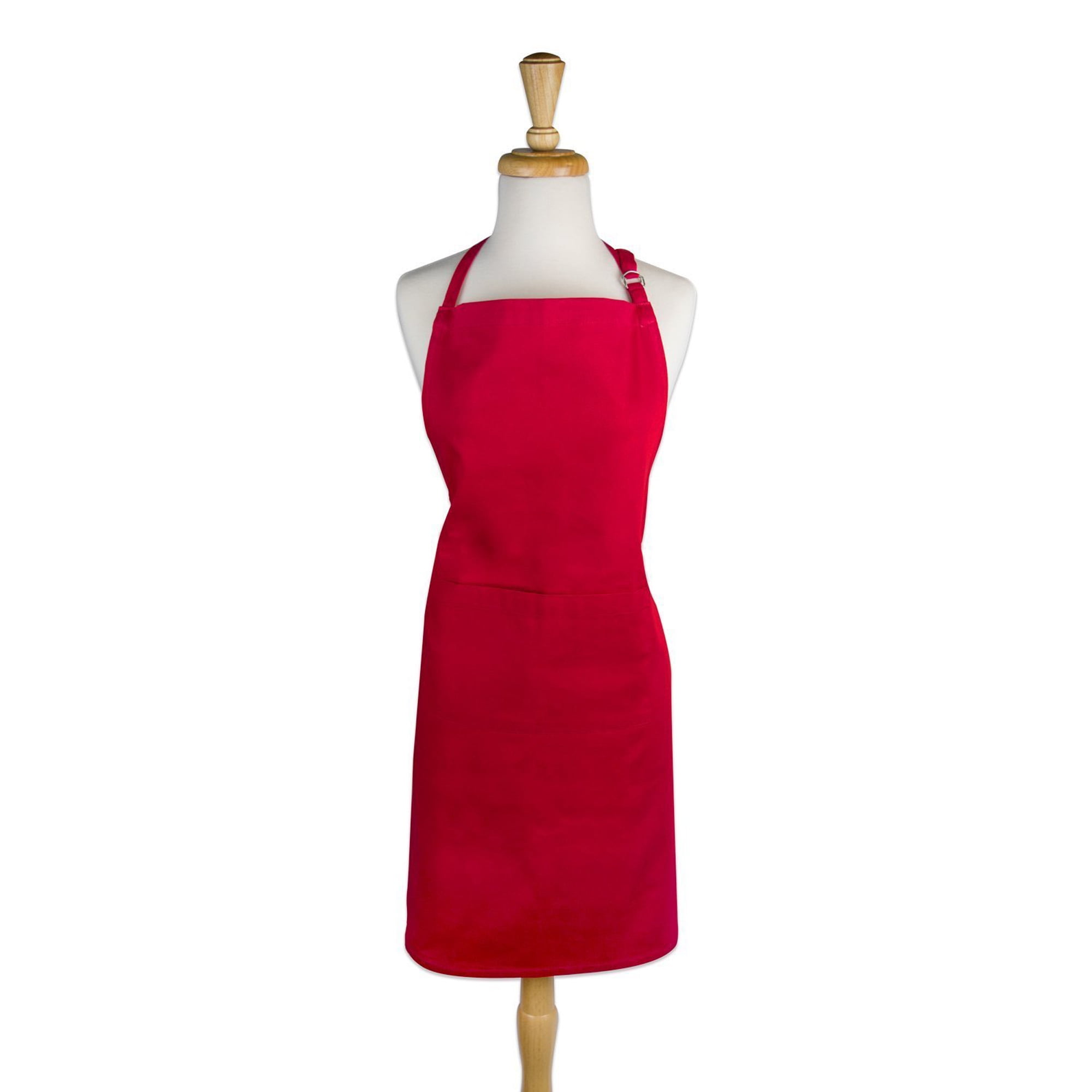 Contemporary Home Living Kitchen Apron with Adjustable Neck Tie and ...