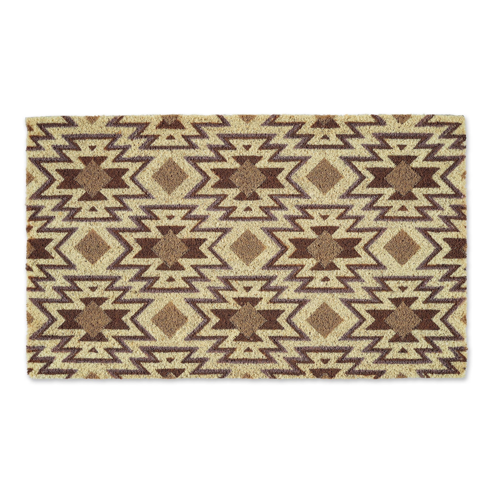 Contemporary Home Living Geometric Santa Fe Rectangular Doormat - 18" x ...