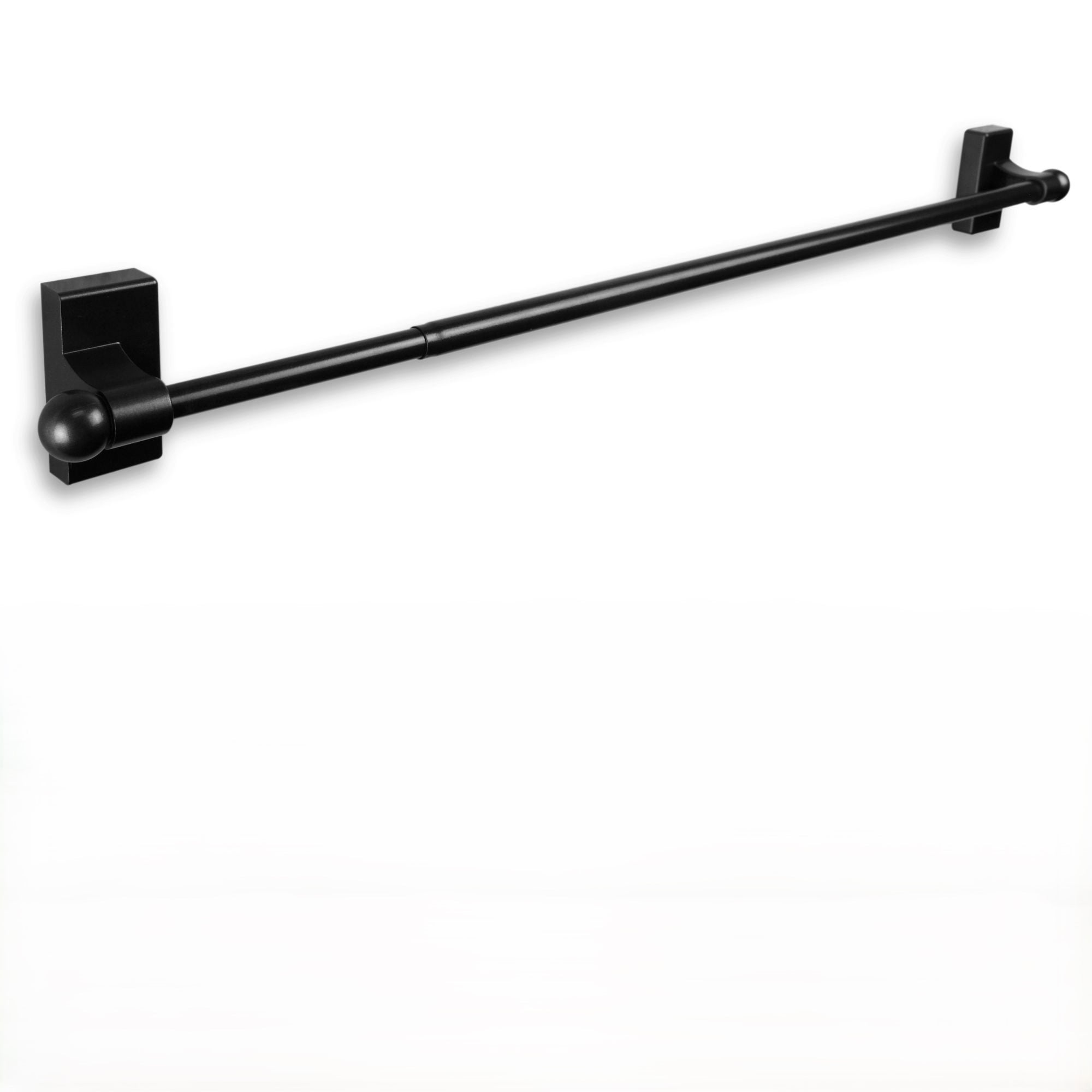 Contemporary Home Living Self Adhesive or Wall Mounted Curtain Rod - 16 ...