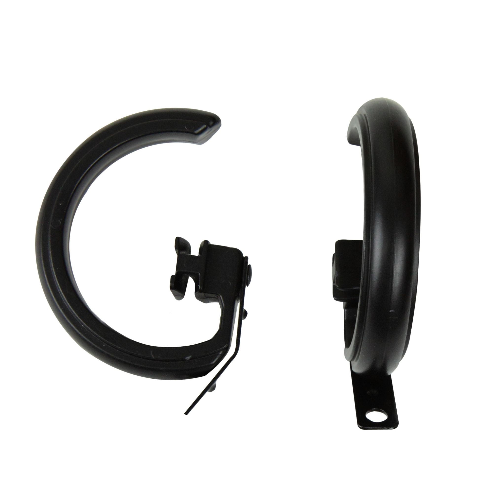 Contemporary Home Living Set of 10 Black G-Shaped Rings for Decorative ...