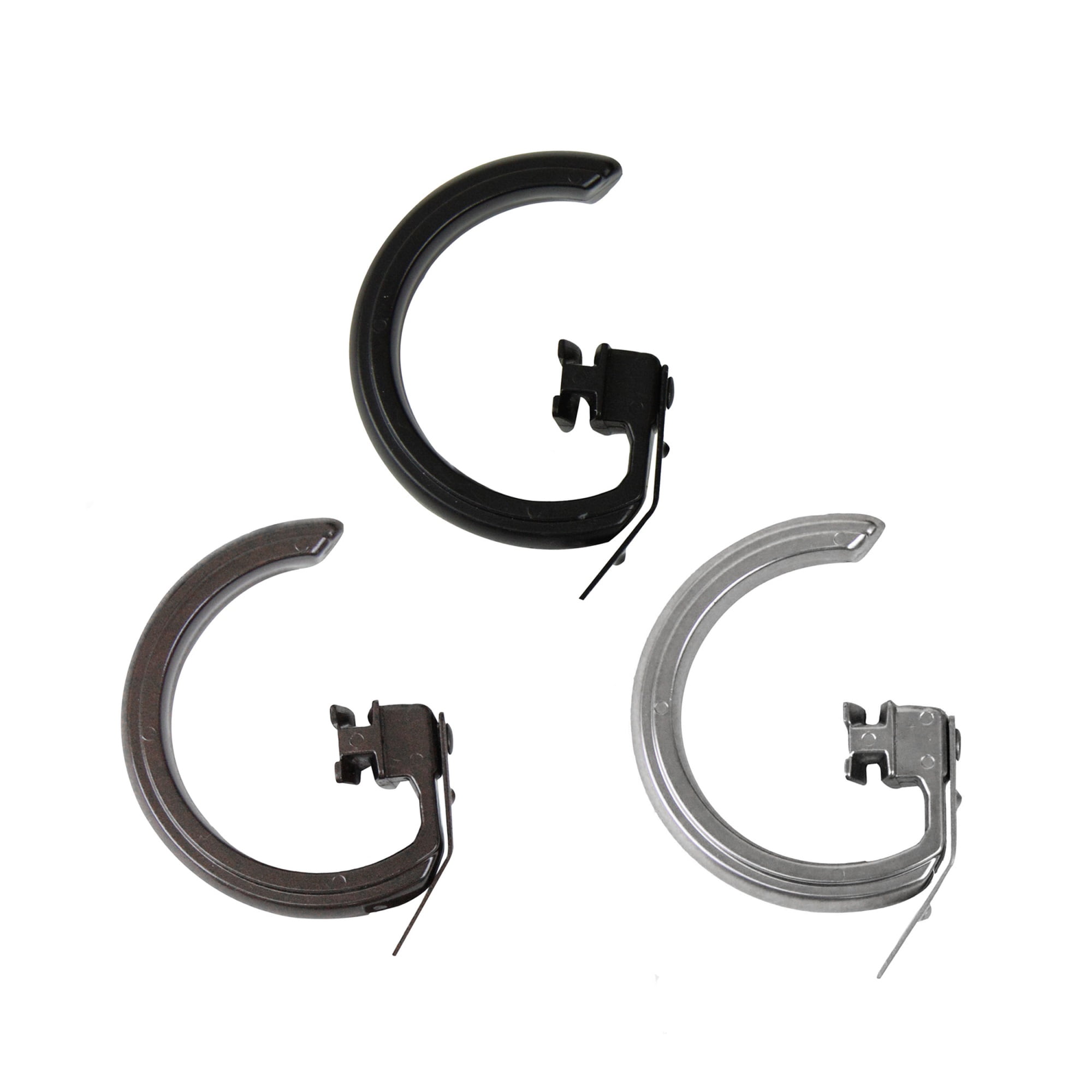 Rings for Decorative Traverse Rod (Set of 10) - Satin Nickel - Walmart.com