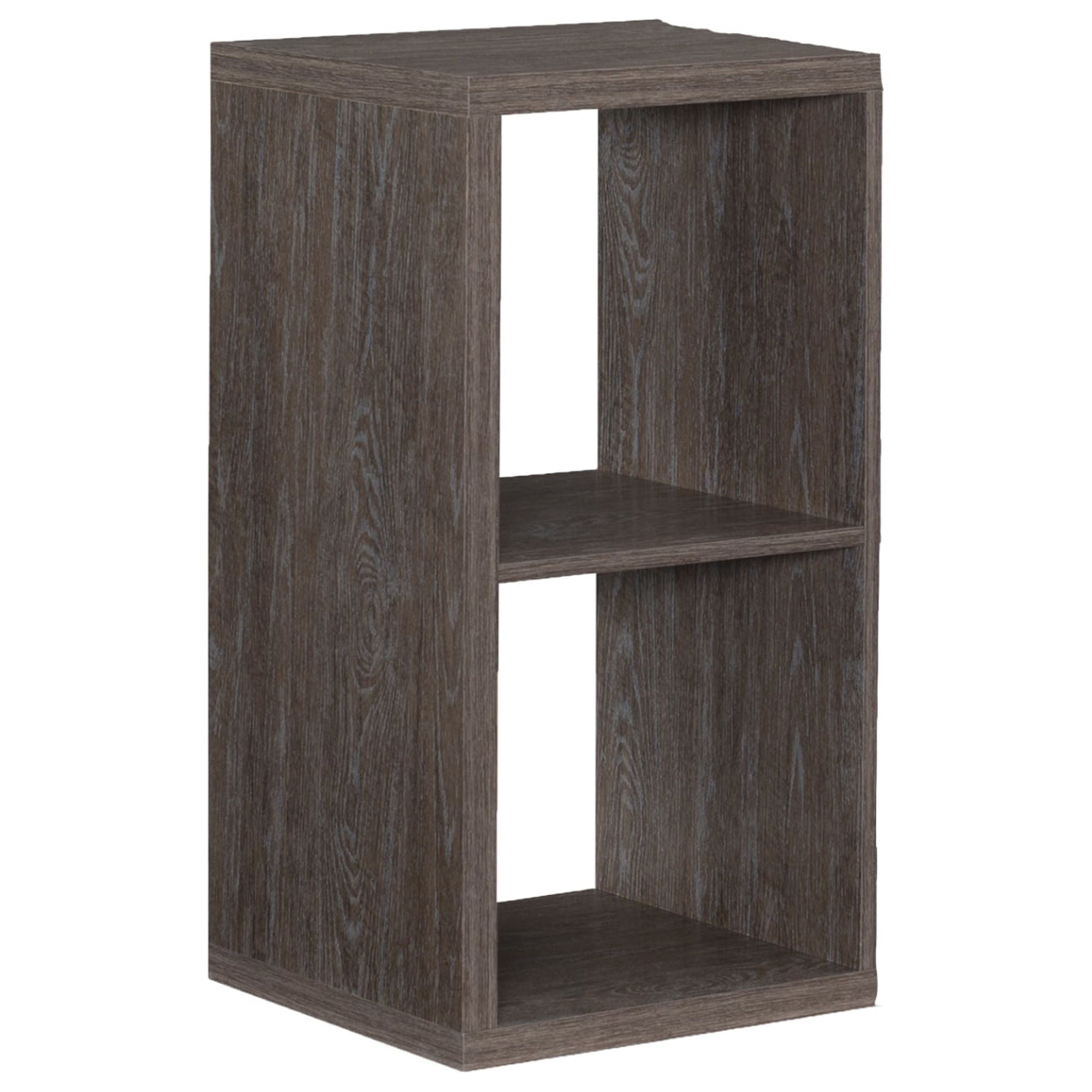 Contemporary Home Living Two Cube Storage Cabinet - 30" - Gray ...