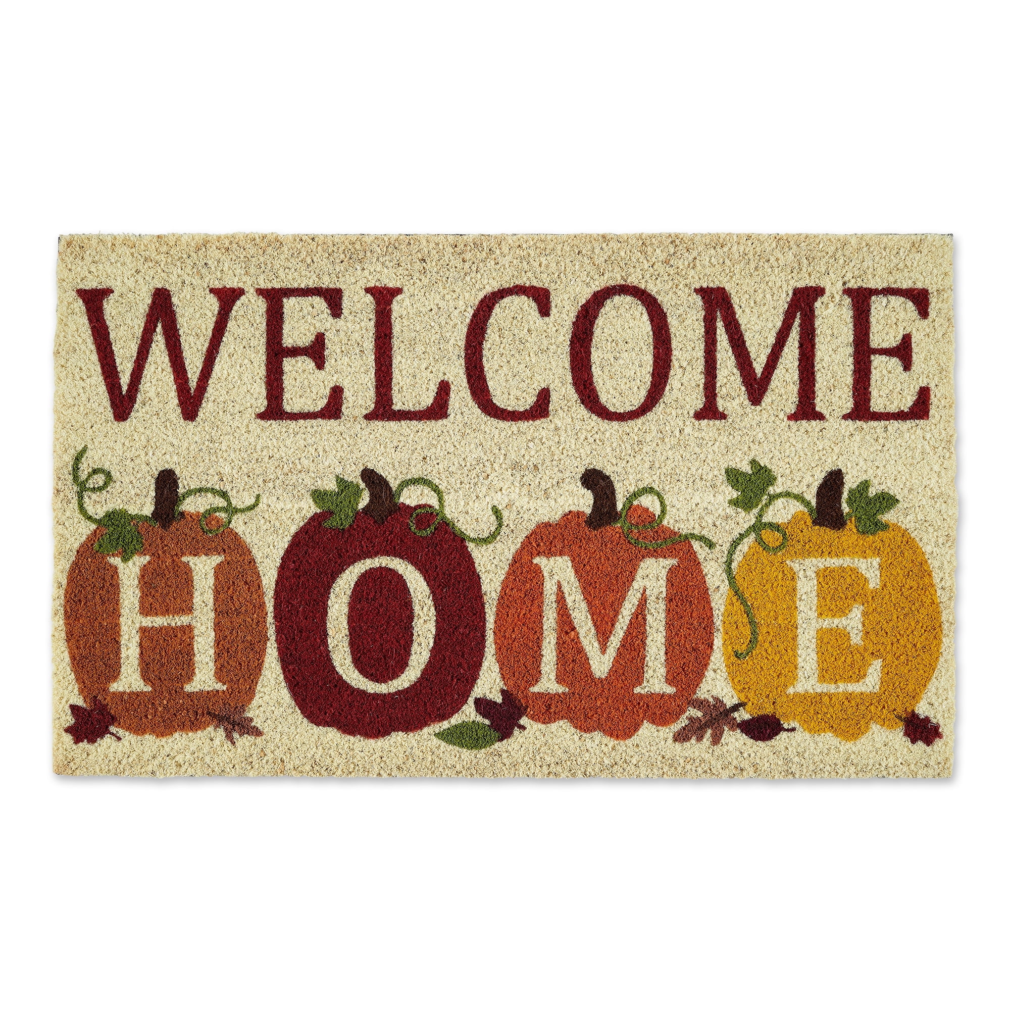 Contemporary Home Living "Welcome Home" Pumpkins Fall Harvest Doormat ...