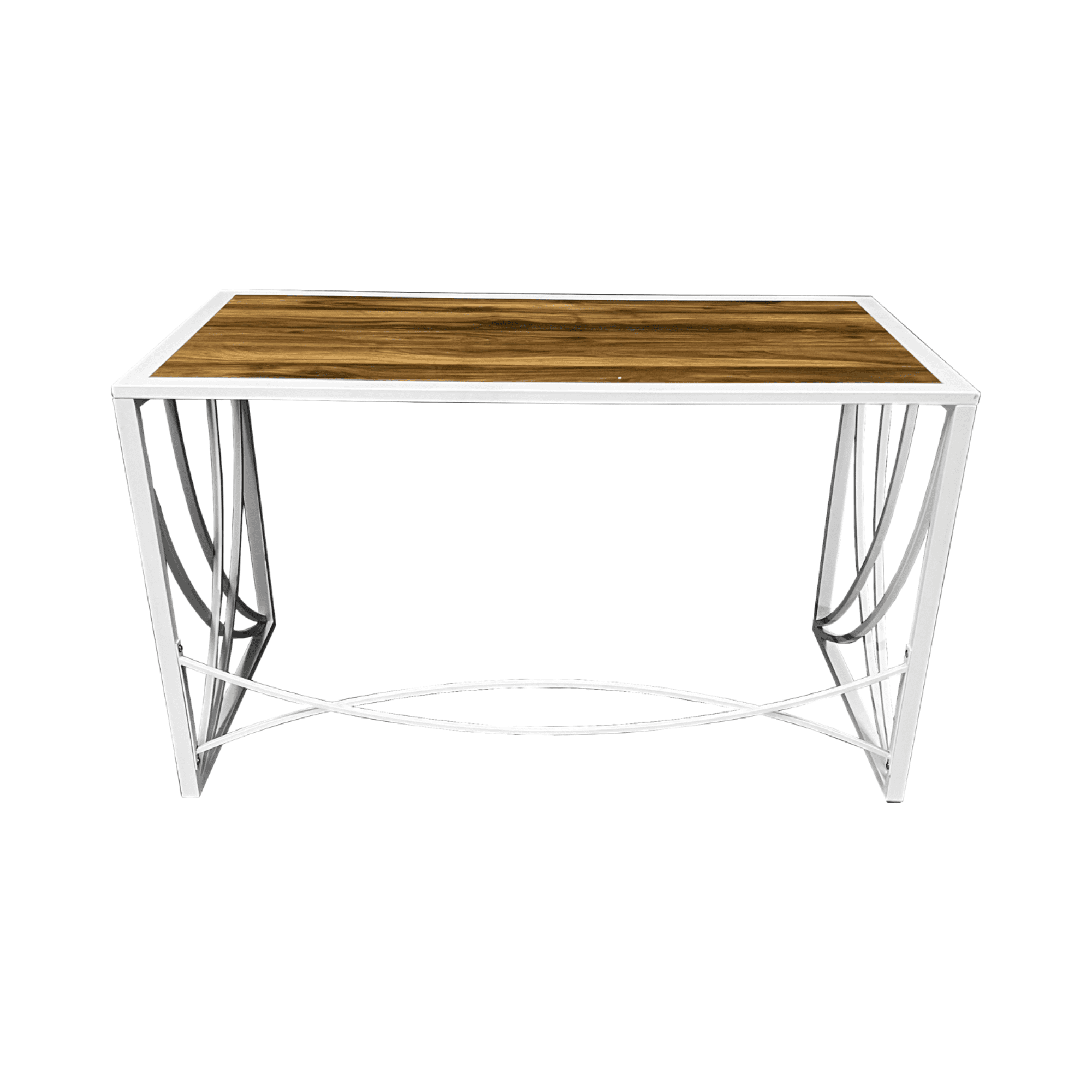 Contemporary Home Office Desk with Stylish Curved Legs - Walmart.com