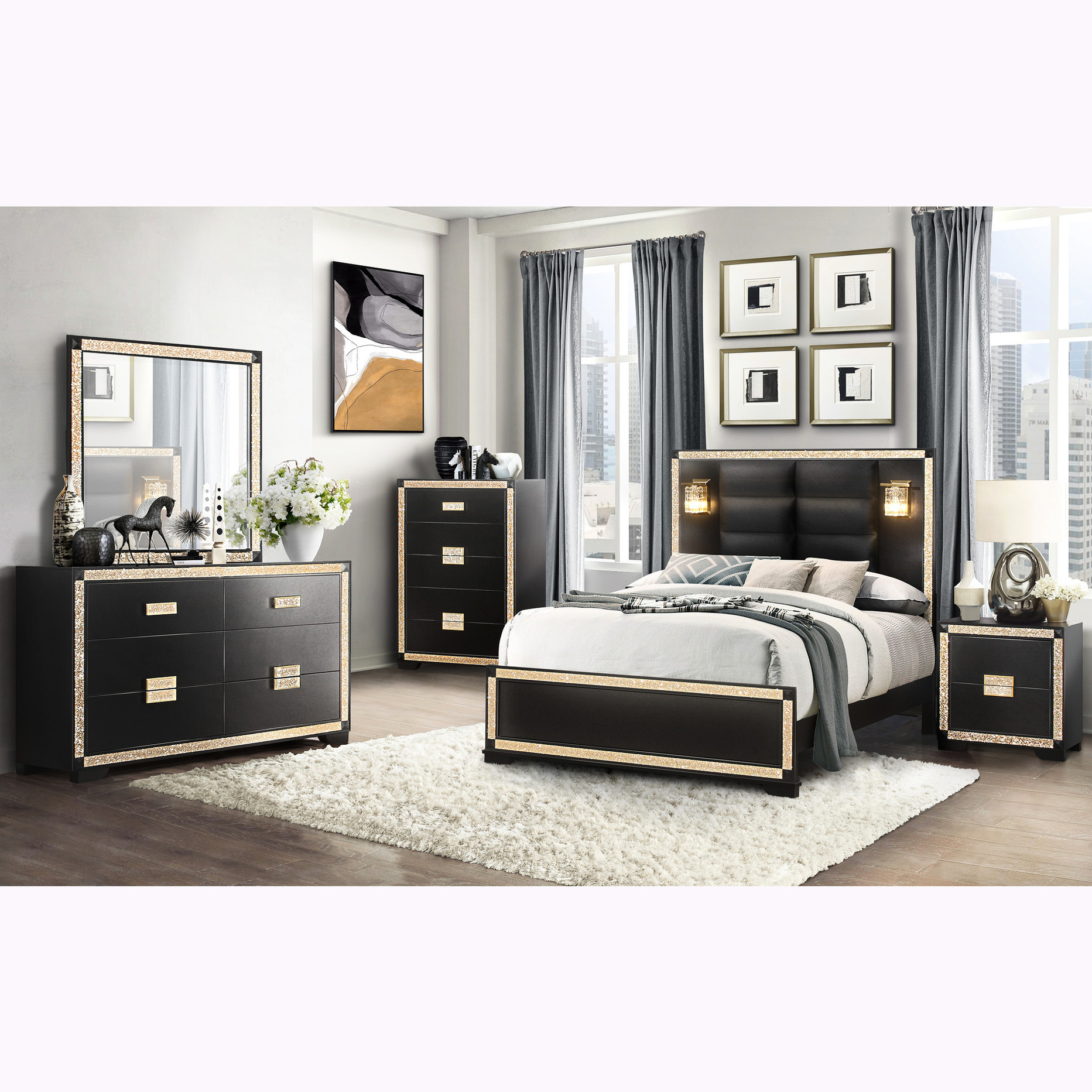 Interesting Modern King Bedroom Set Photos