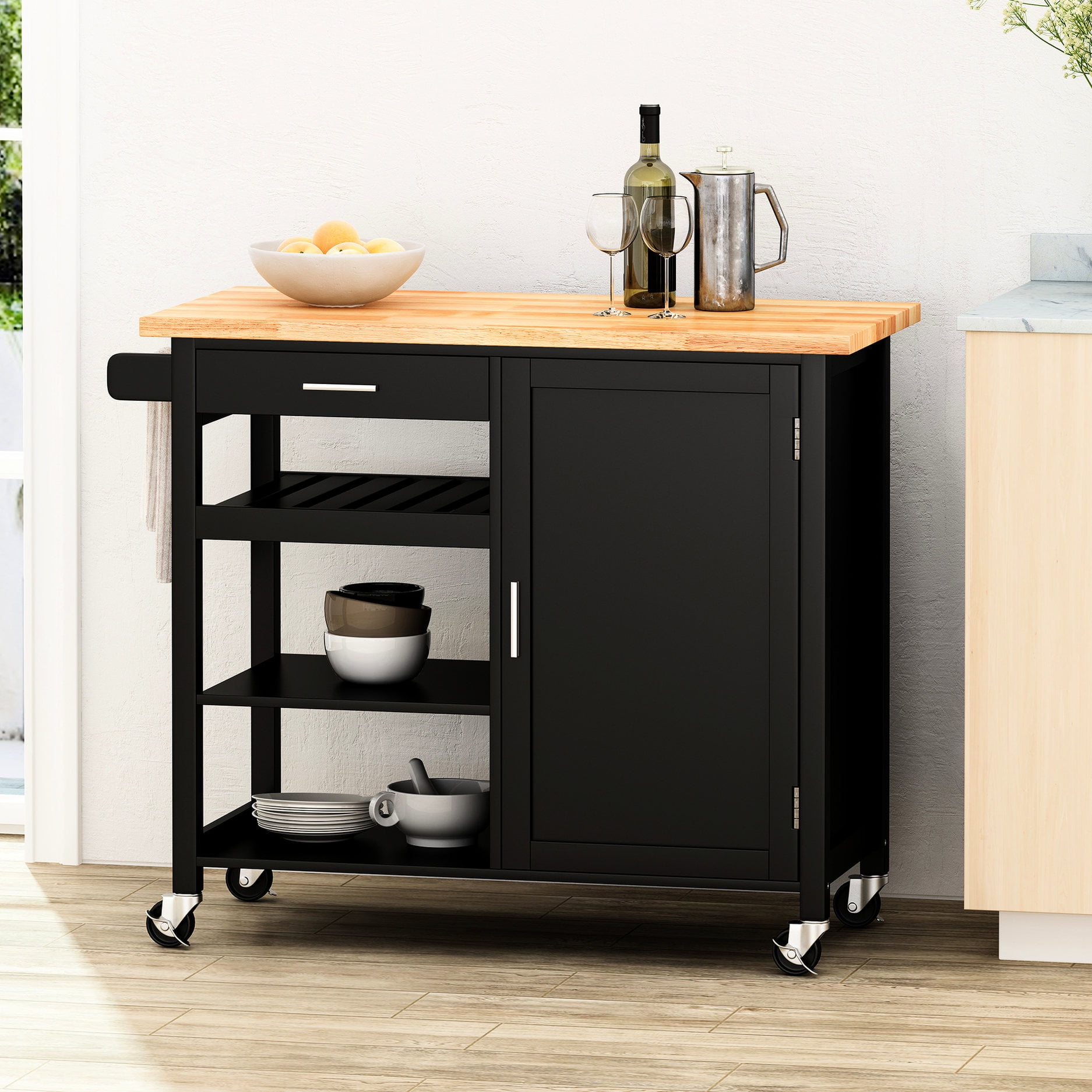 Contemporary Kitchen Cart+Minimalistic Refined Structure"-"Modern ...
