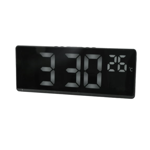 Contemporary LED Clock Modern Desktop Digital Clock with Adjustable ...