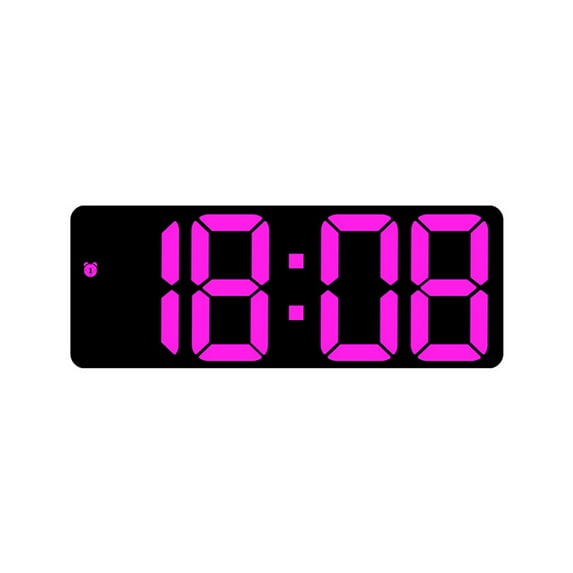 Contemporary LED Digital Alarm Clock with Alarm Dimming Feature Snooze ...
