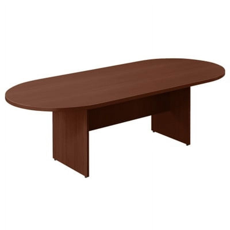 Contemporary Laminate Six Seat Conference Table - 6'L Mahogany ...