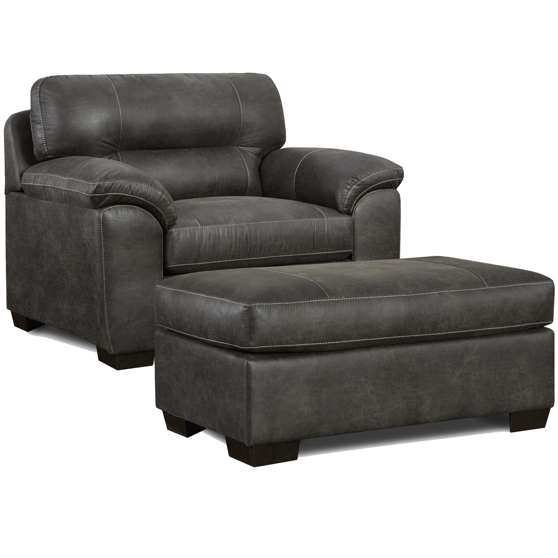 Contemporary Living Room Furniture Set | Premium Seating in Primary ...