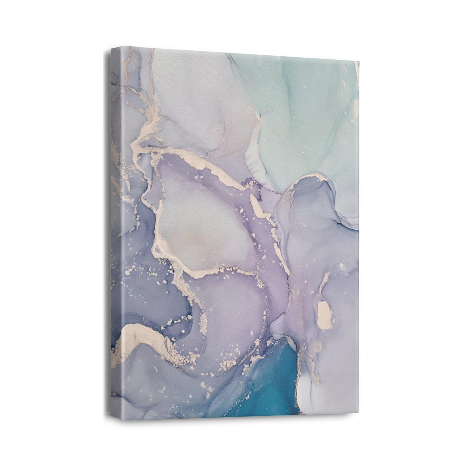 Contemporary Marble Draw Art - Ready to Hang for Living Room and ...