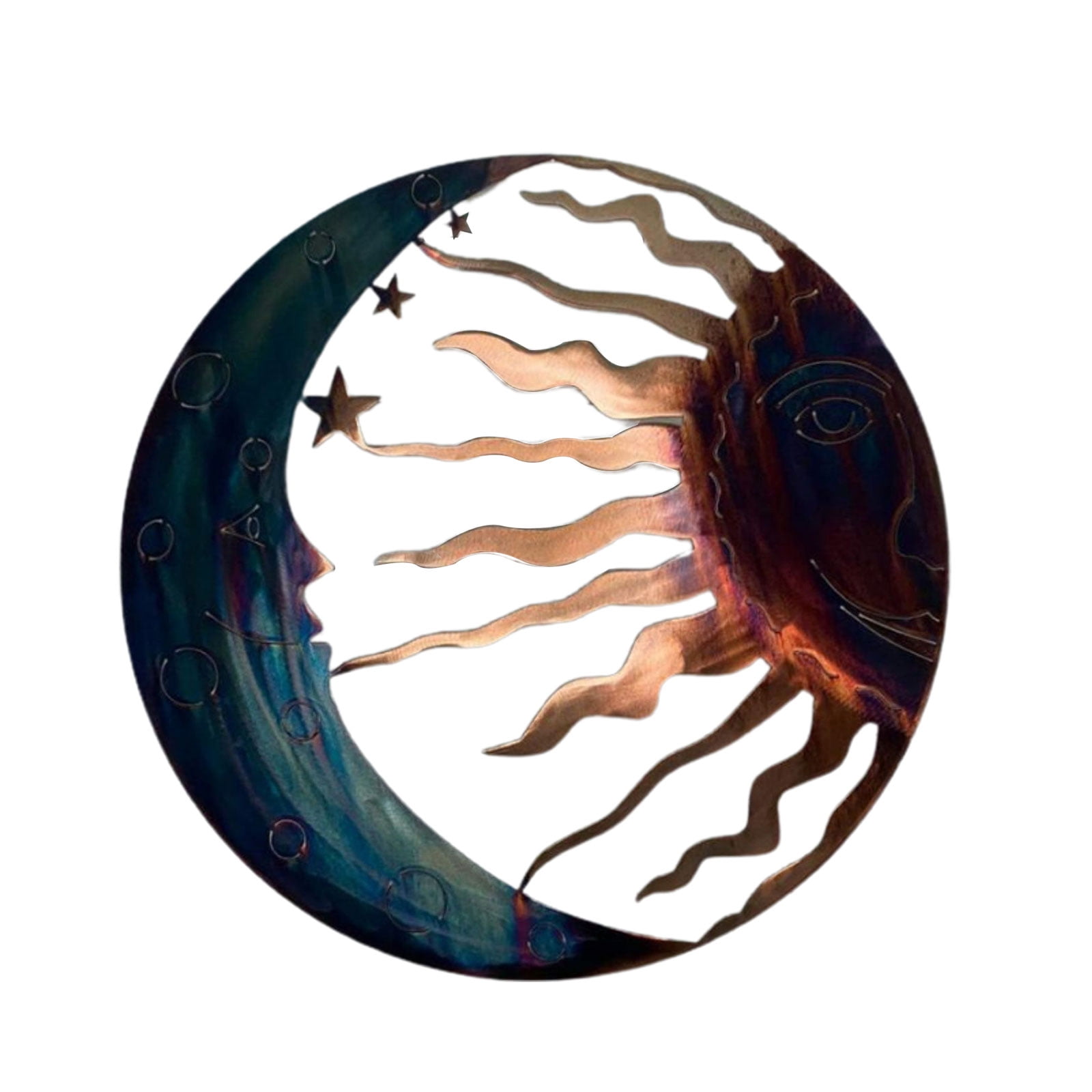 Contemporary Metal Sun and Designs Wall Art Modern Outdoor Decoration ...