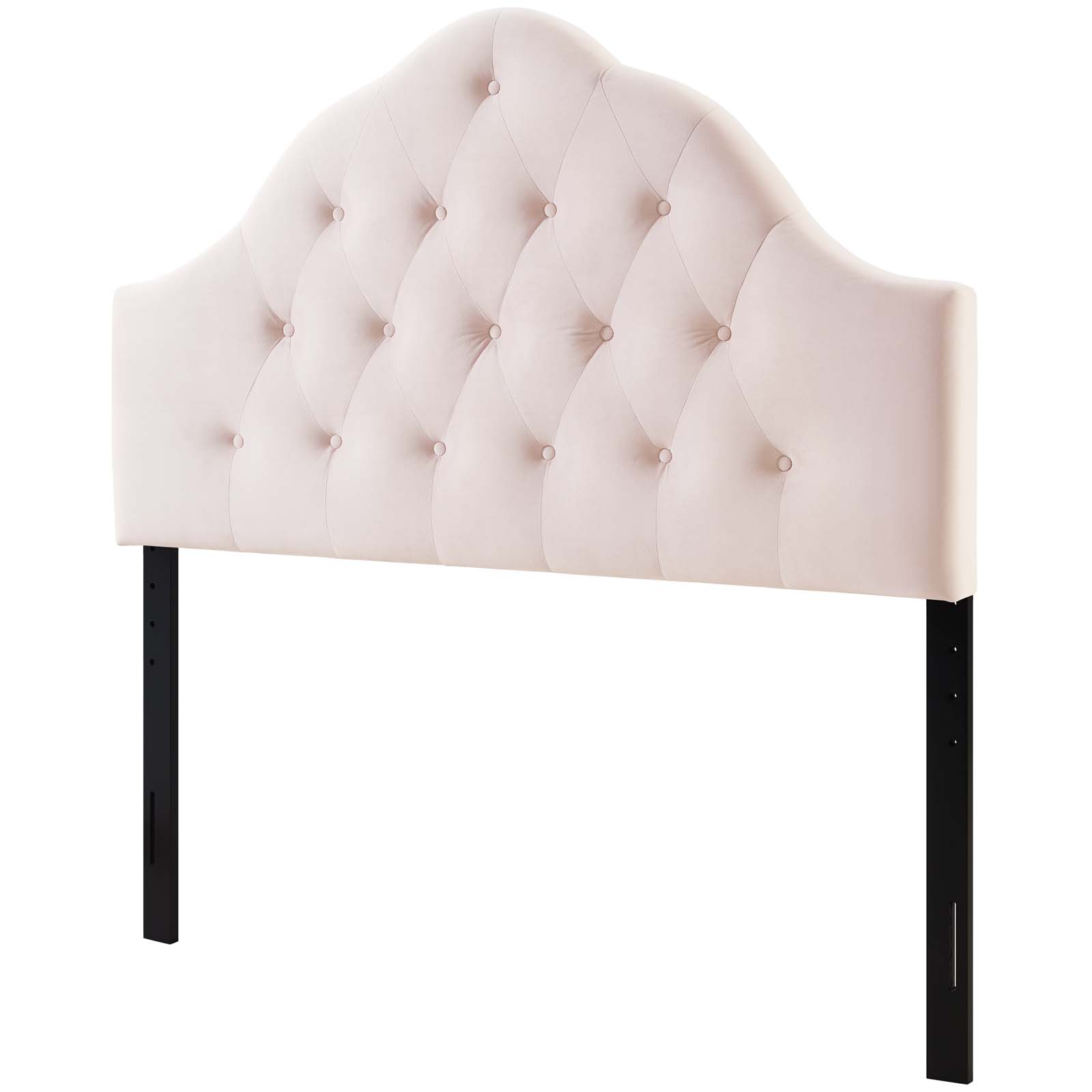 Contemporary Modern Urban Designer Bedroom Queen Size Tufted Headboard ...