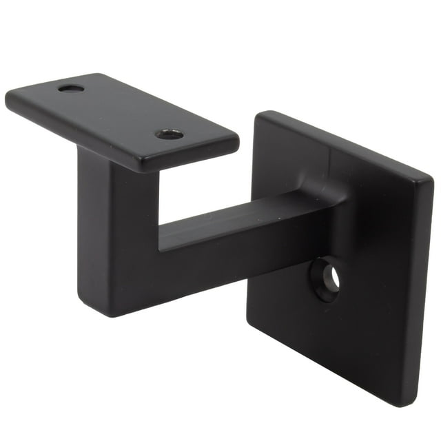 Stone Harbor Hardware Matte Black Handrail Bracket, Contemporary ...