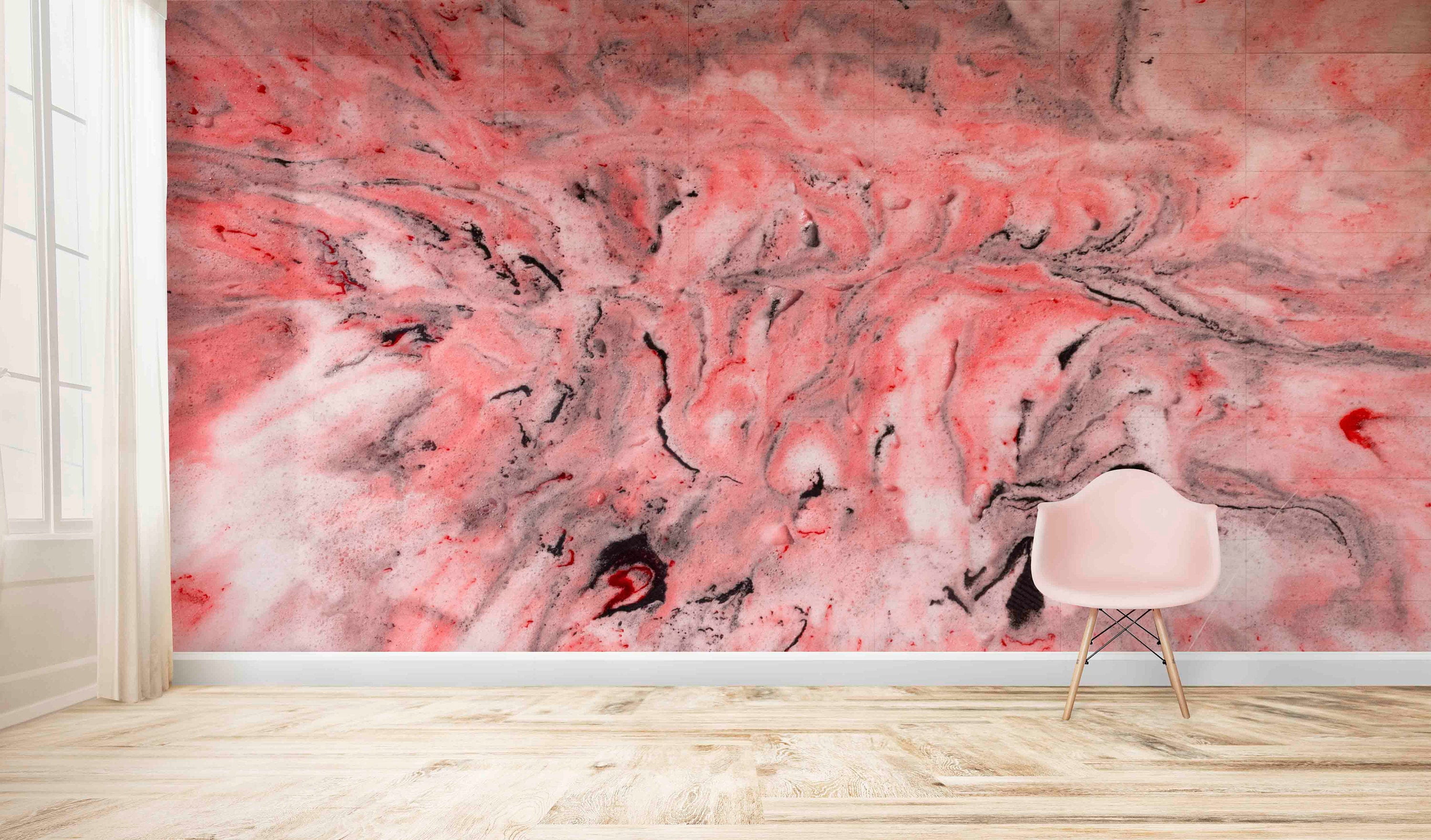 Contemporary Mural, Abstract Mural, Modern Wallpaper, Modern Wall Print ...